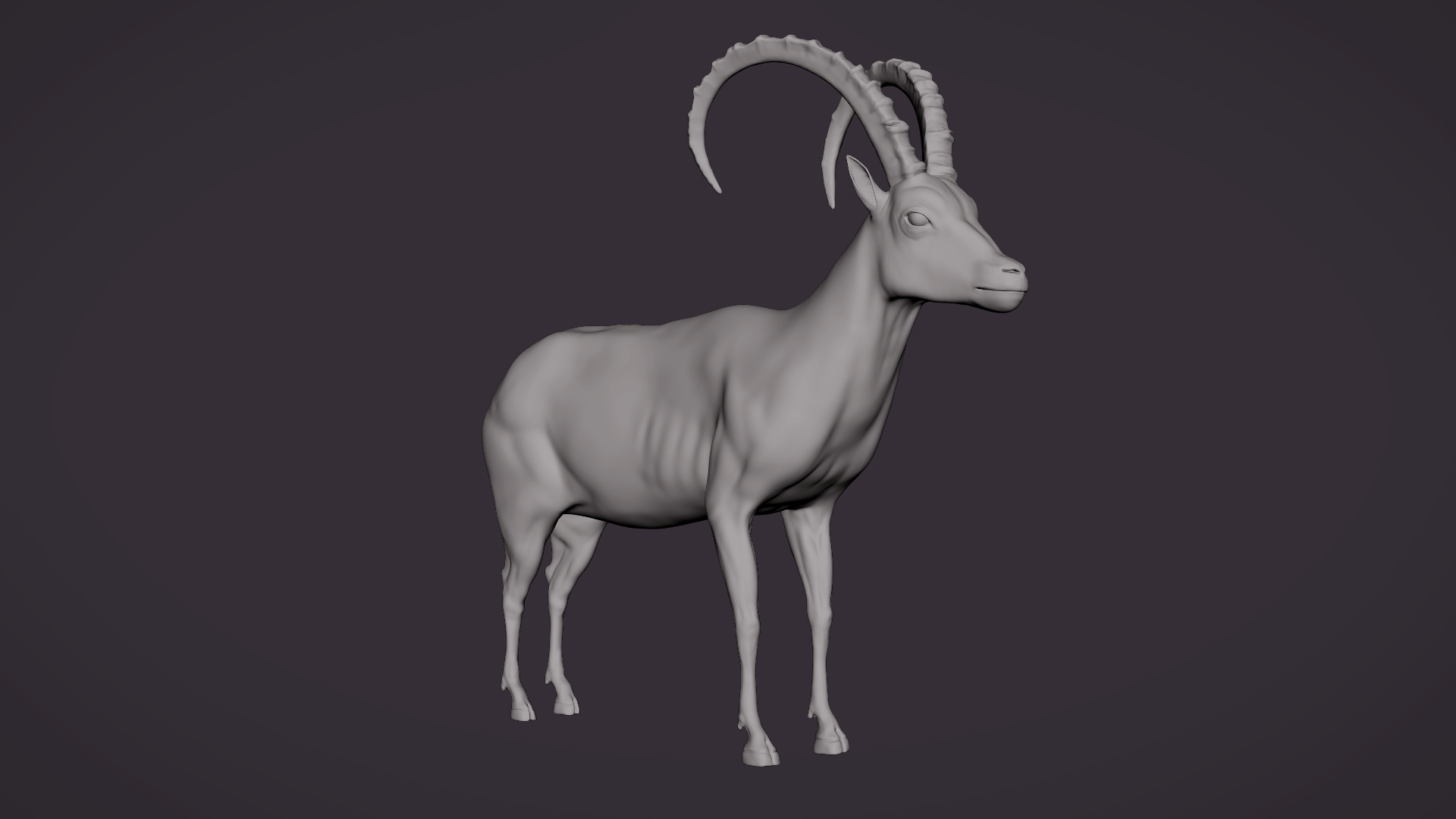 3D IBEX MODEL - VFX READY - TurboSquid 2368428
