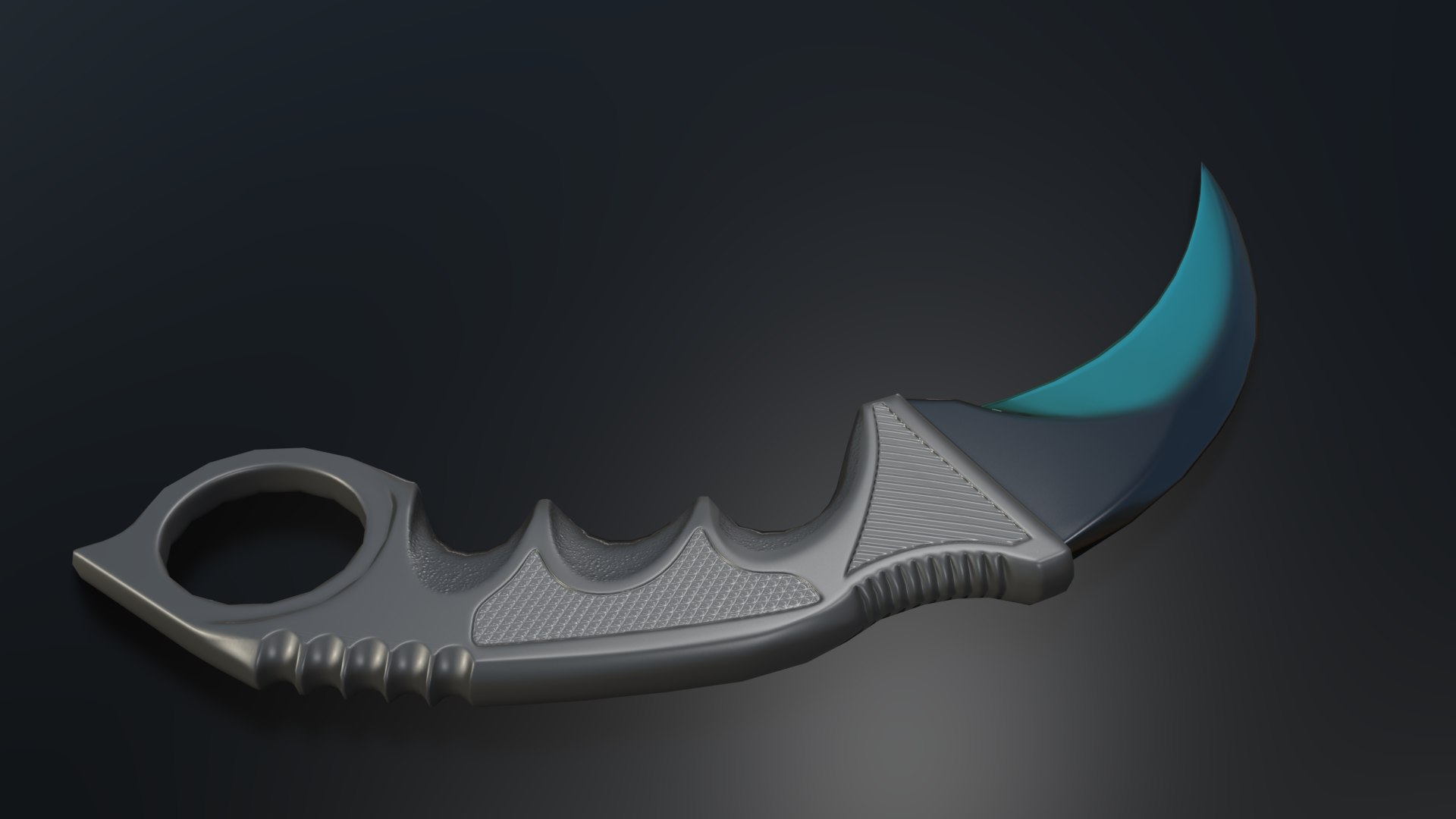 3D Karambit Knife - 3D Low-Poly Model - TurboSquid 2106436