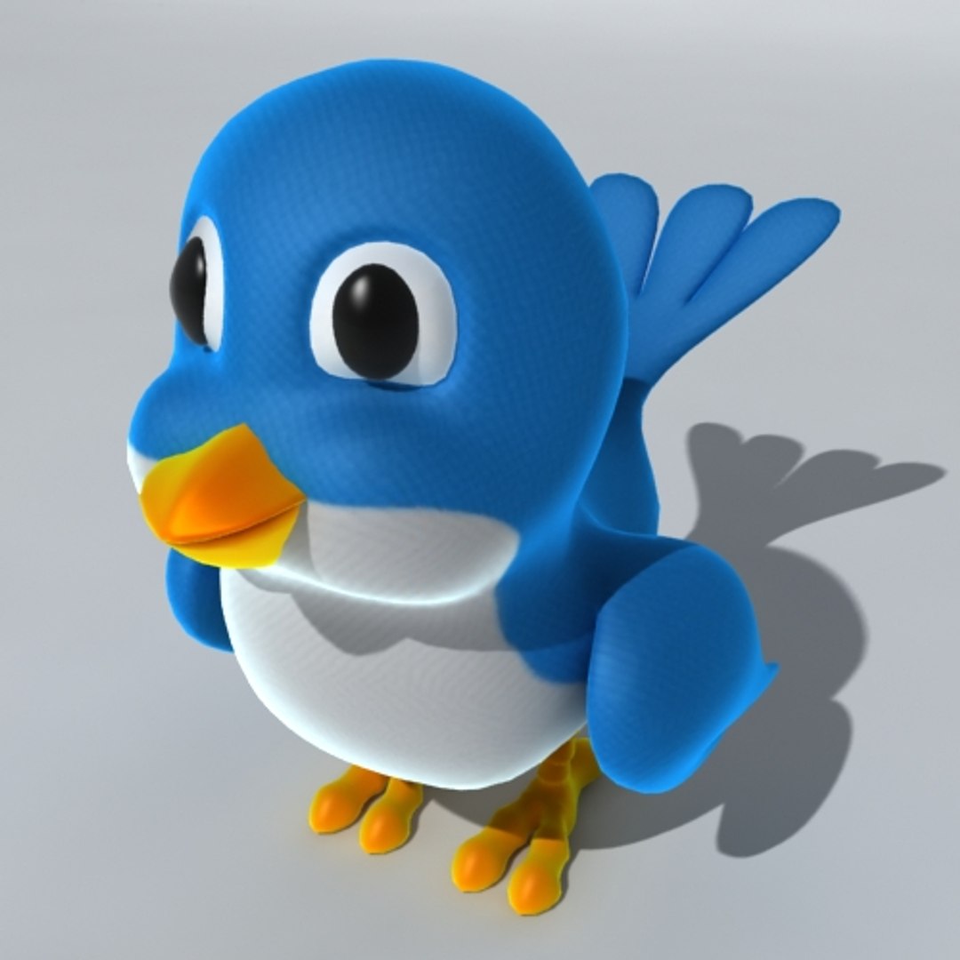 3ds Max Cartoon Bird