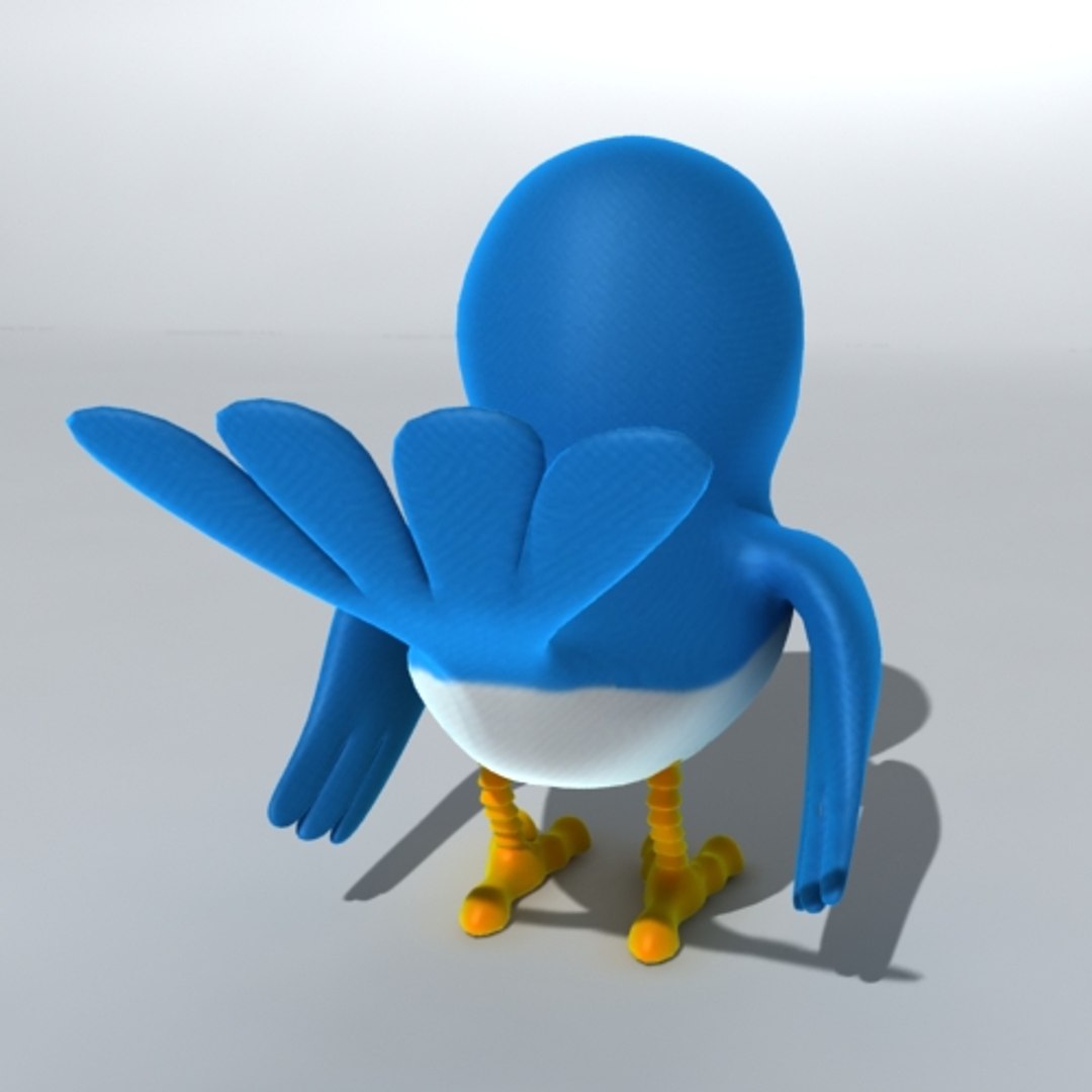 3ds Max Cartoon Bird