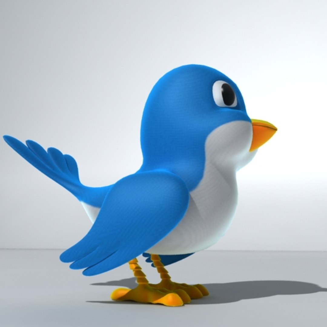 3ds Max Cartoon Bird