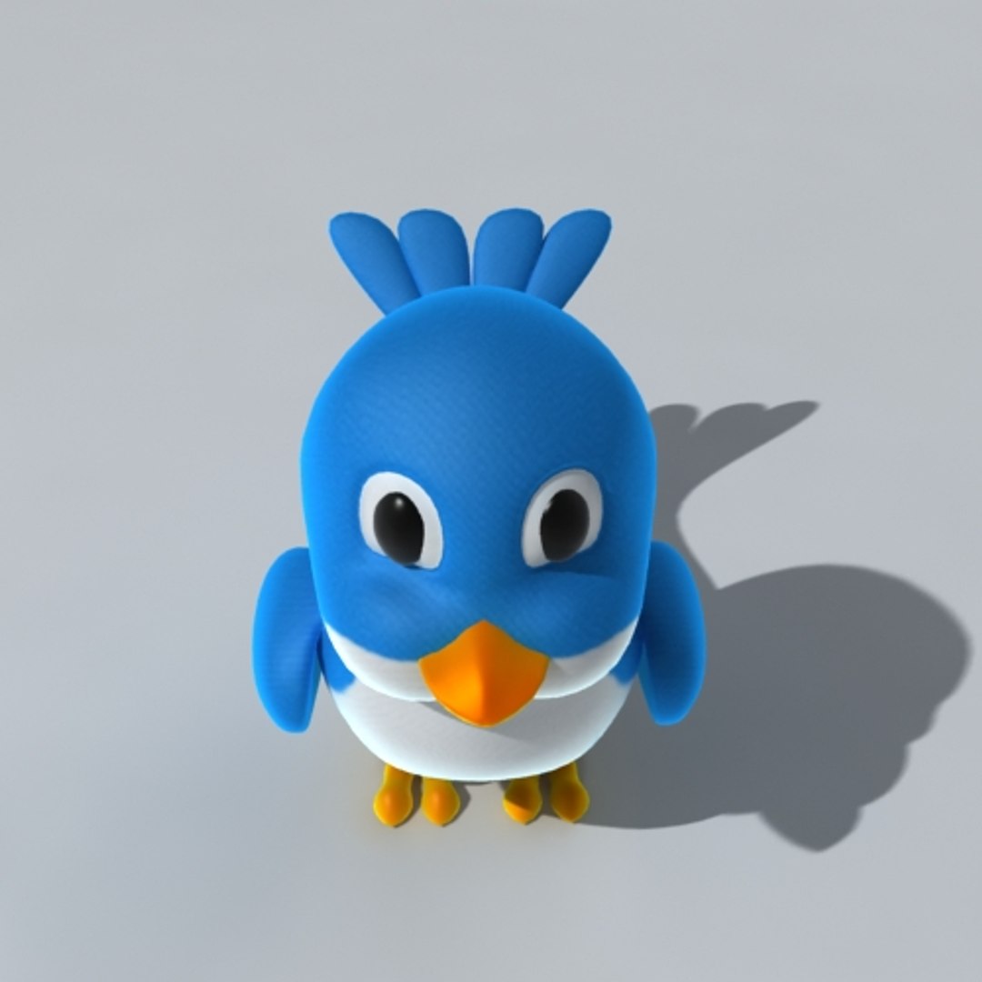 3ds Max Cartoon Bird