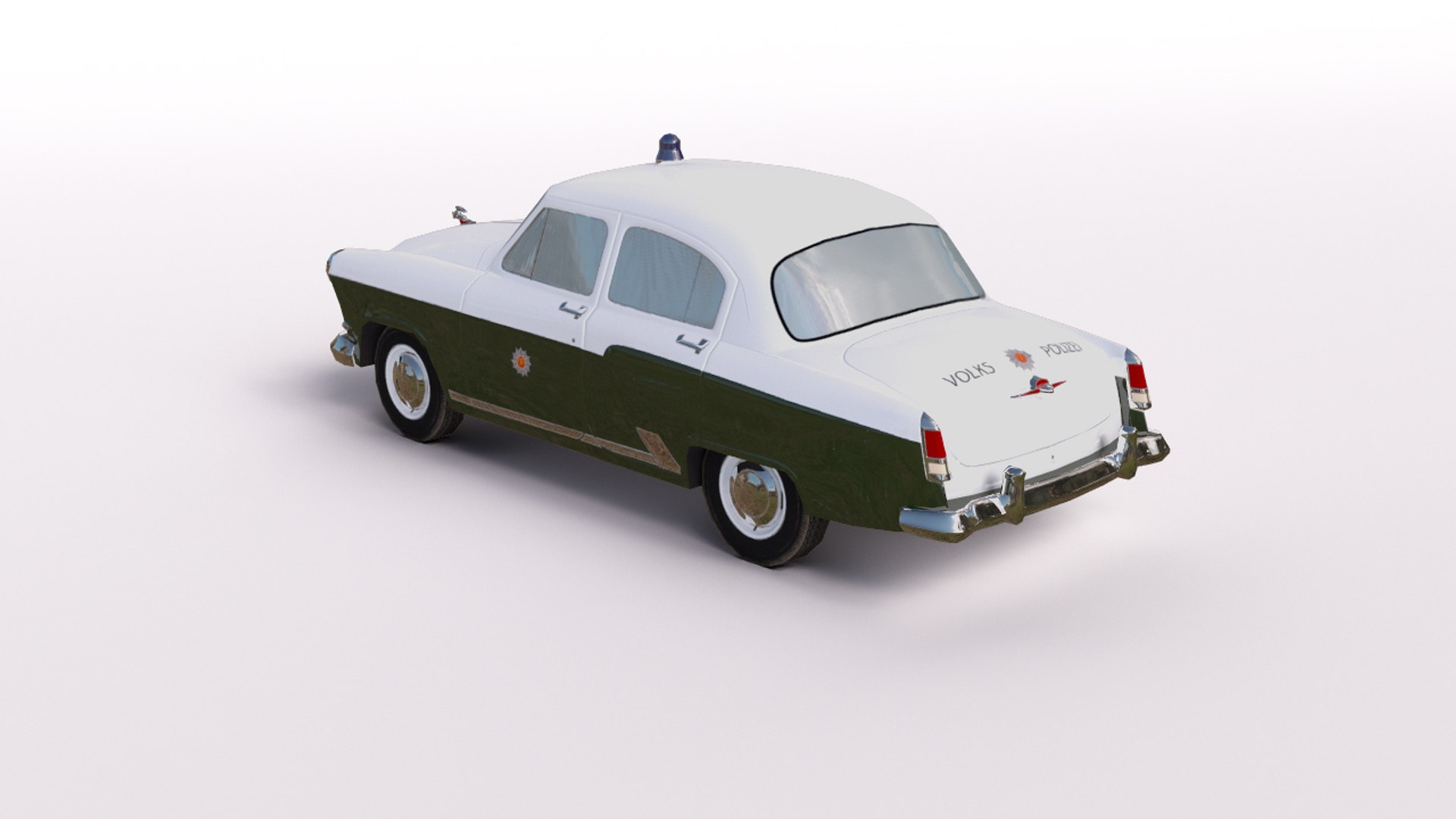 3d Ussr Police Car