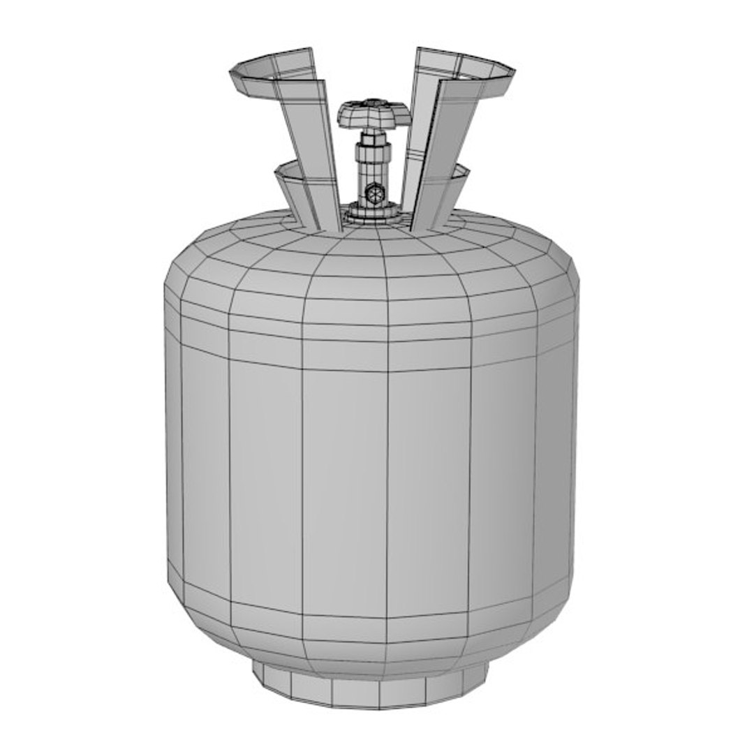 Gas Container 3d Model