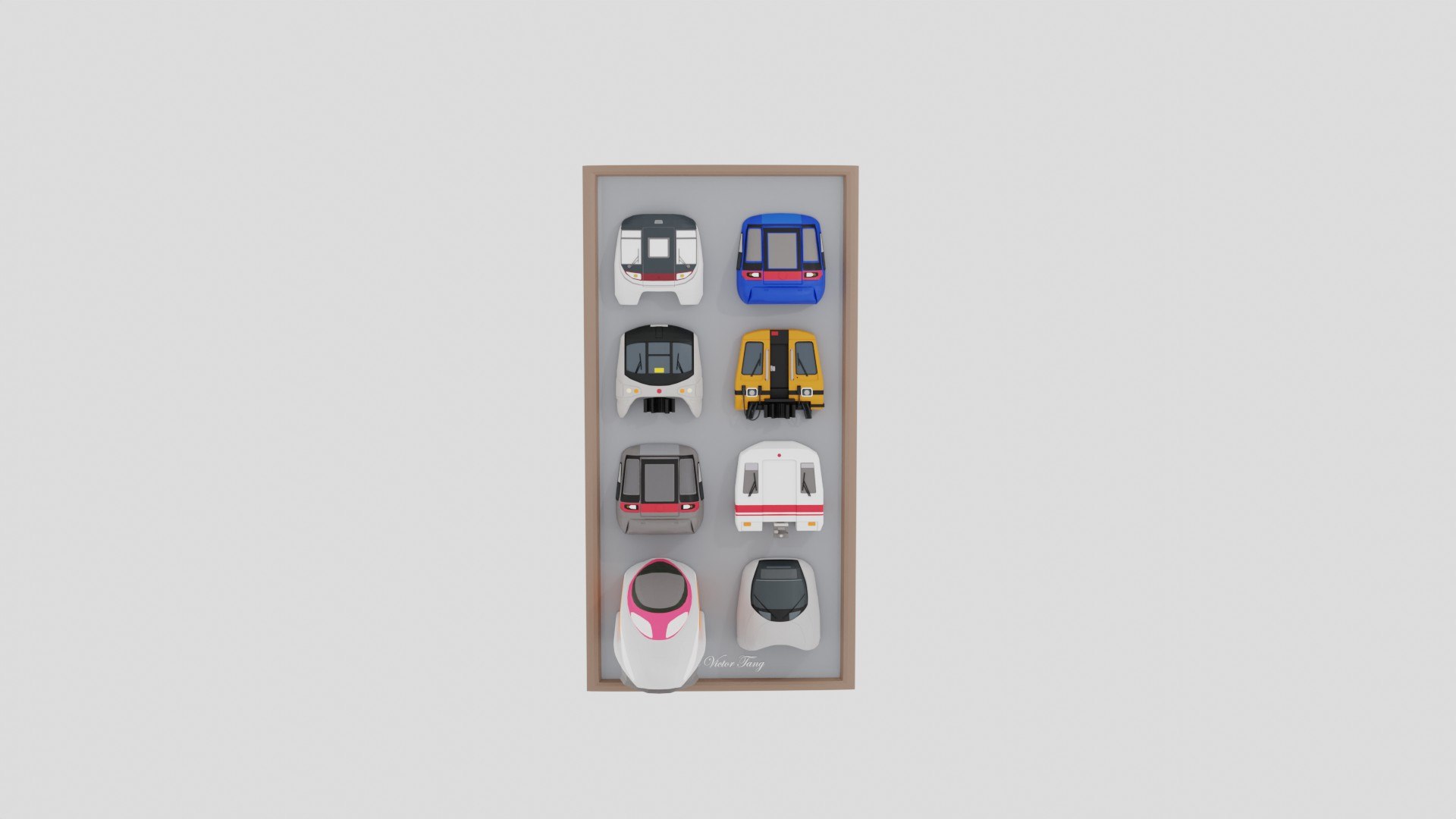 3D Hong Kong Train Head - TurboSquid 2050578