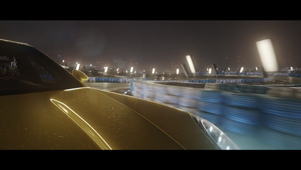 Night drifting race car 3D model - TurboSquid 1656916