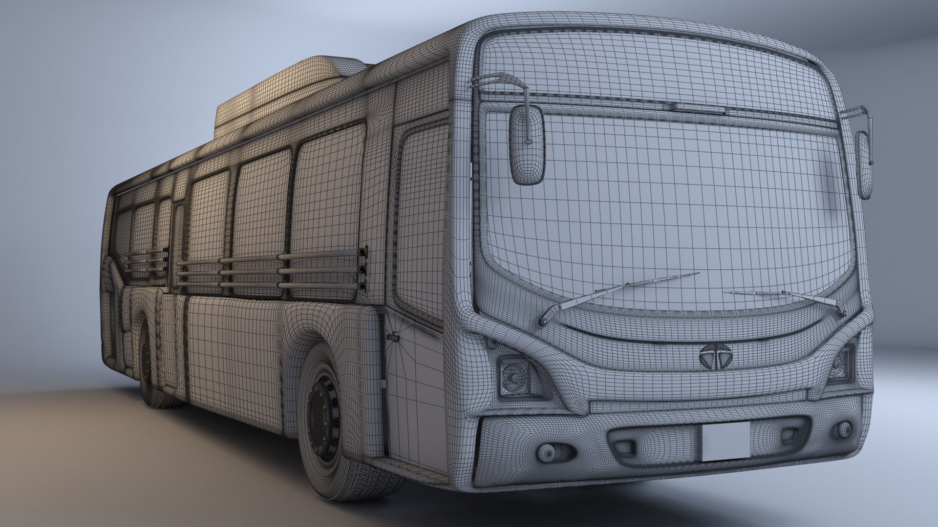 Dtc Bus Model - TurboSquid 1288661