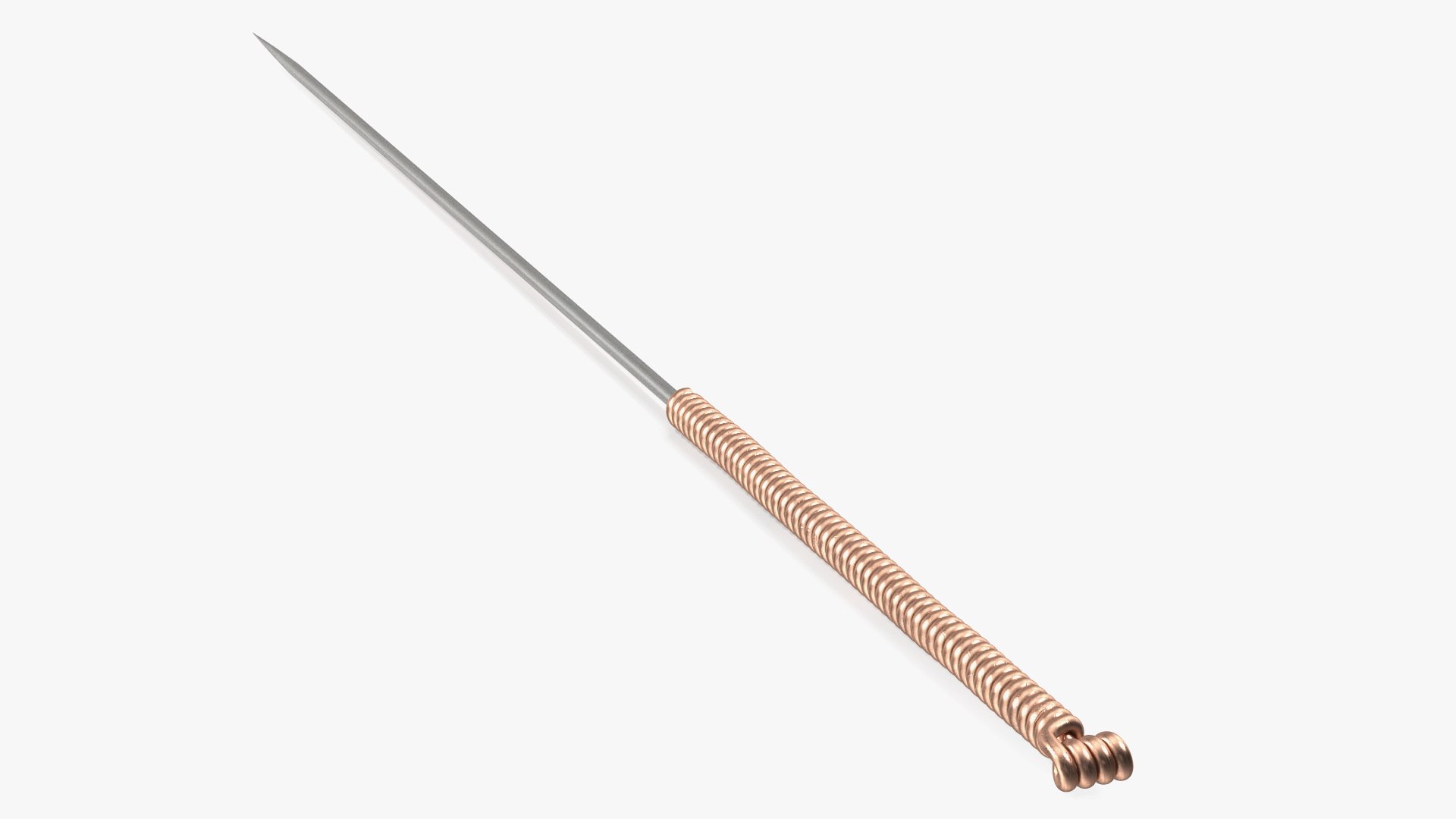 3D Model Large Acupuncture Needle Gold - TurboSquid 2215334