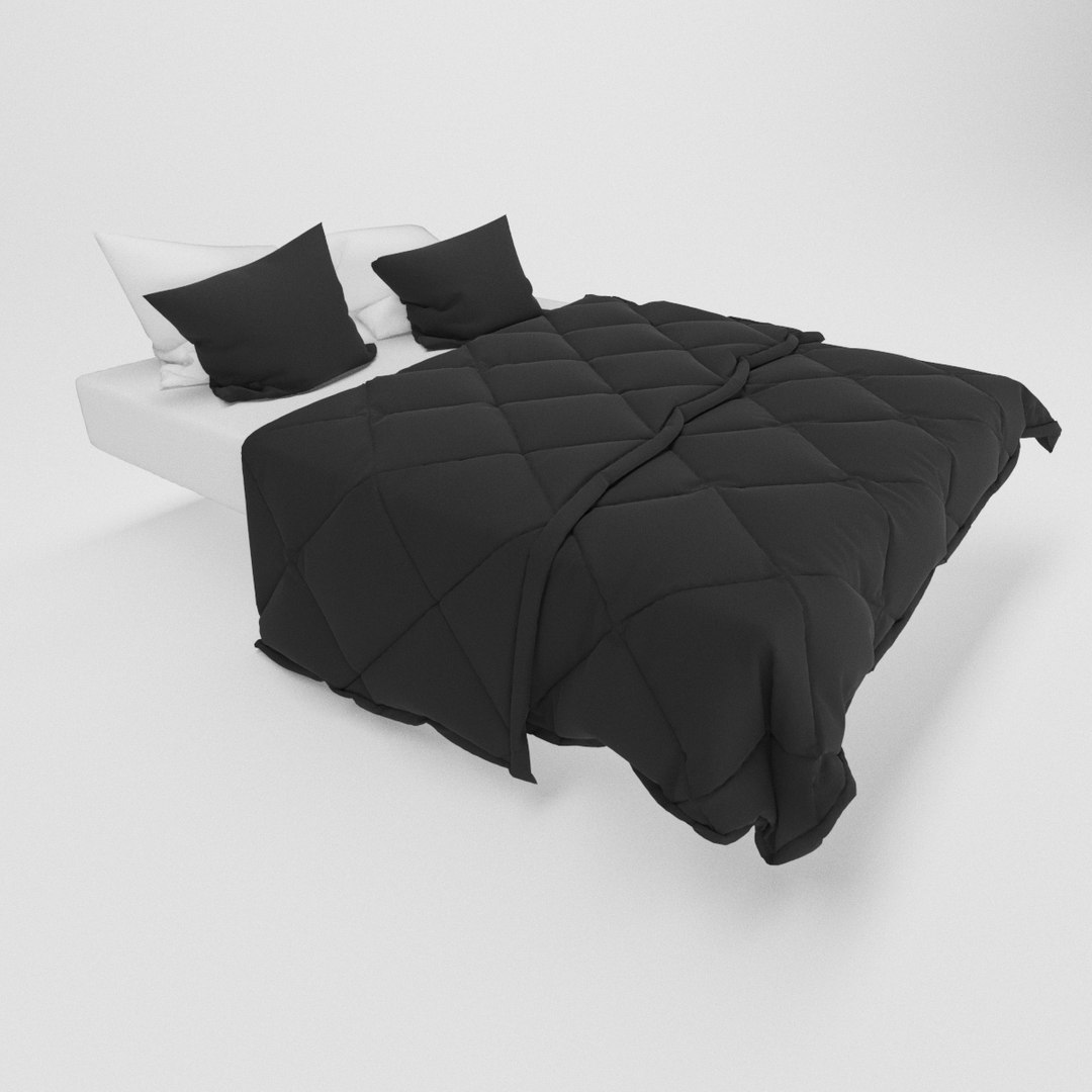 Bed Realistic 3d Max