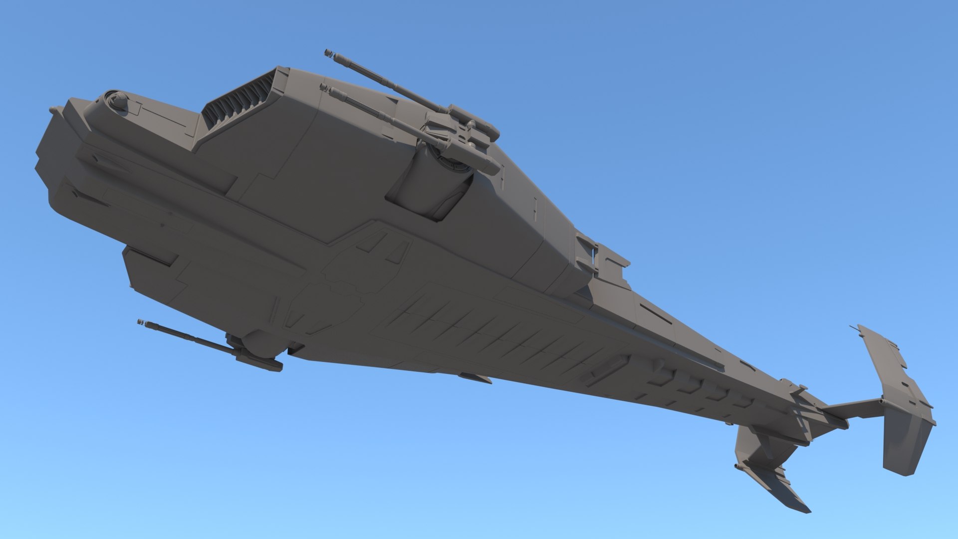3D Model Sci Fi Dropship - TurboSquid 1591601