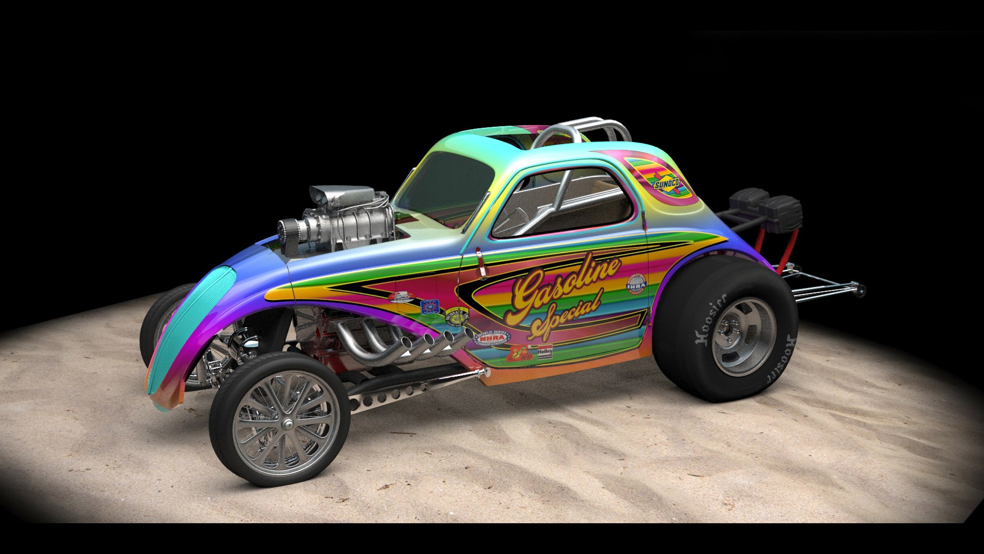 3D Fiat Toppolino Dragster Gasser Model - TurboSquid 2324789