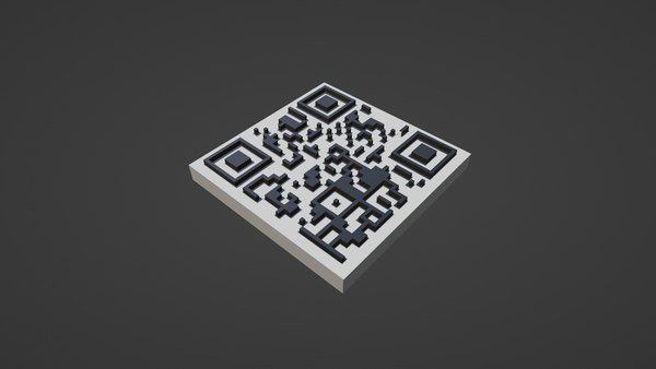 modelo 3d QR Code gratis - TurboSquid 2059590