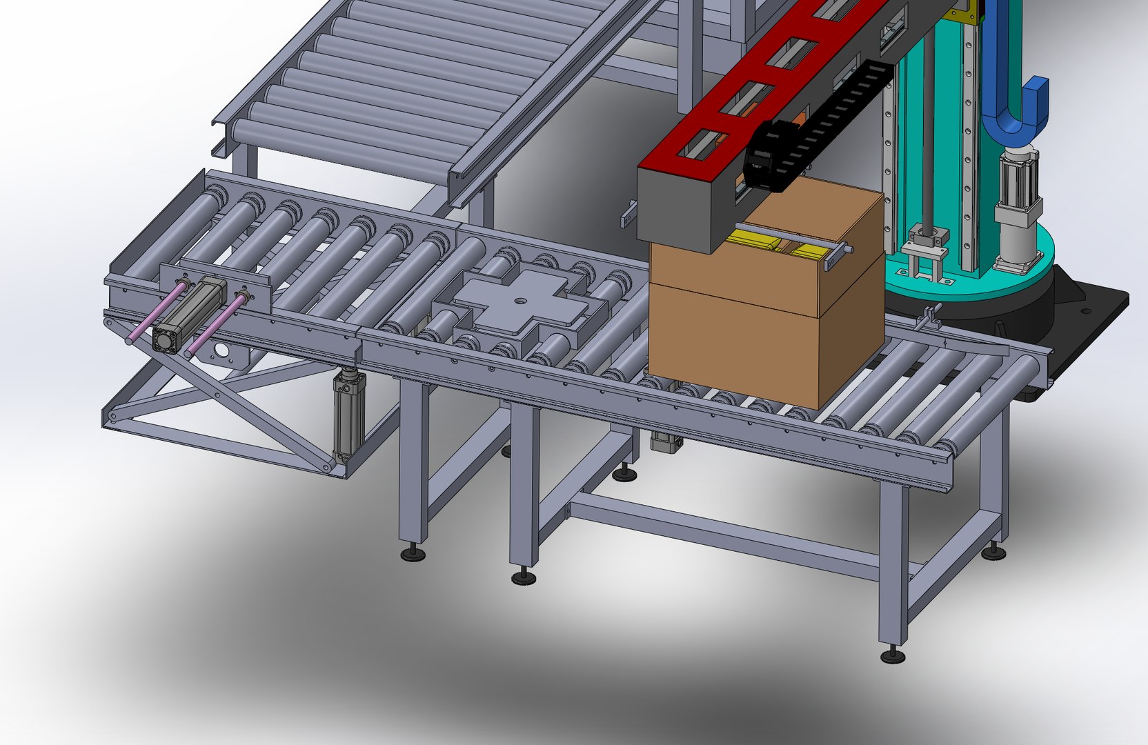 3D Stacking And Packing Line - TurboSquid 1886711