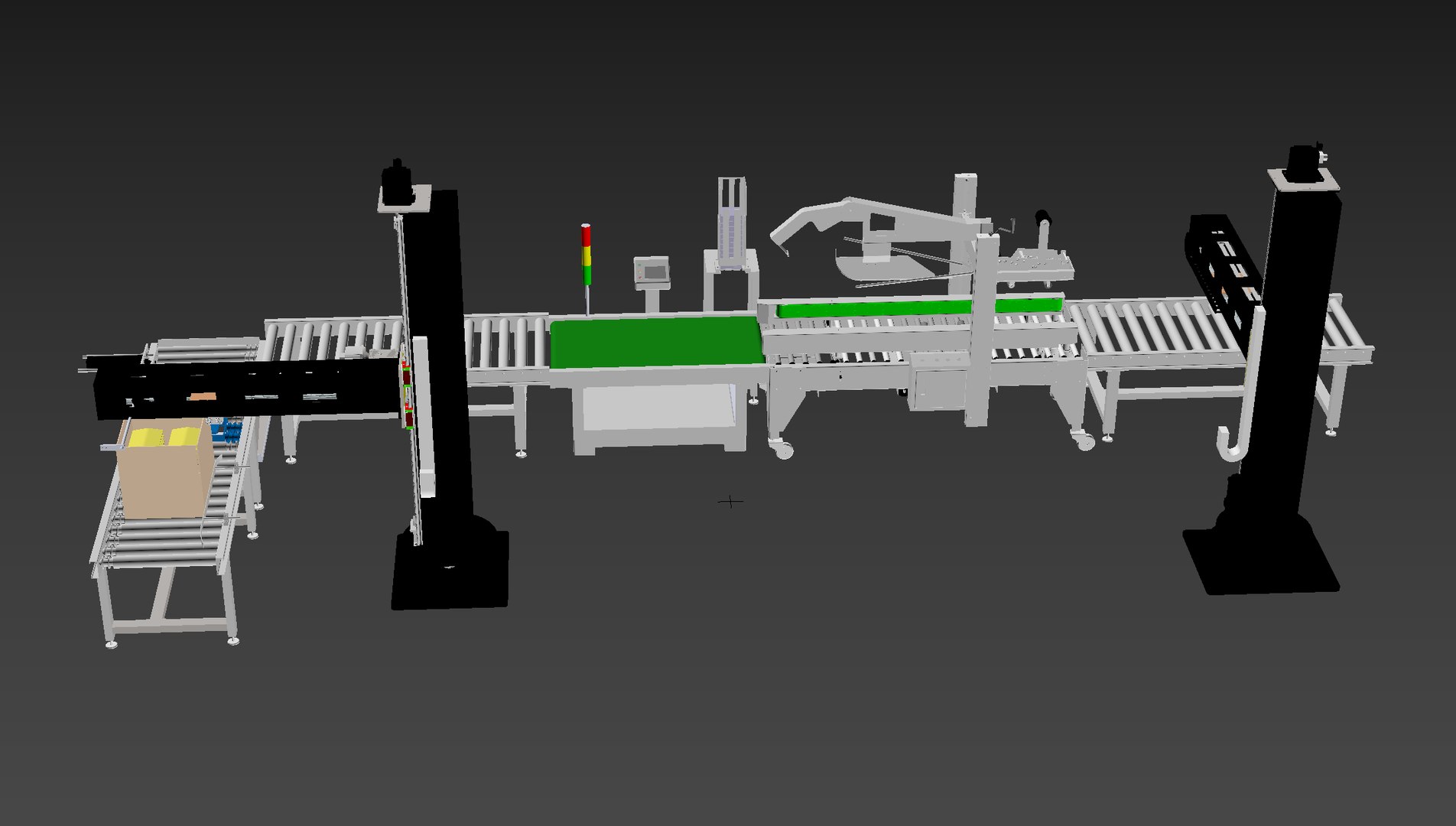 3D Stacking And Packing Line - TurboSquid 1886711