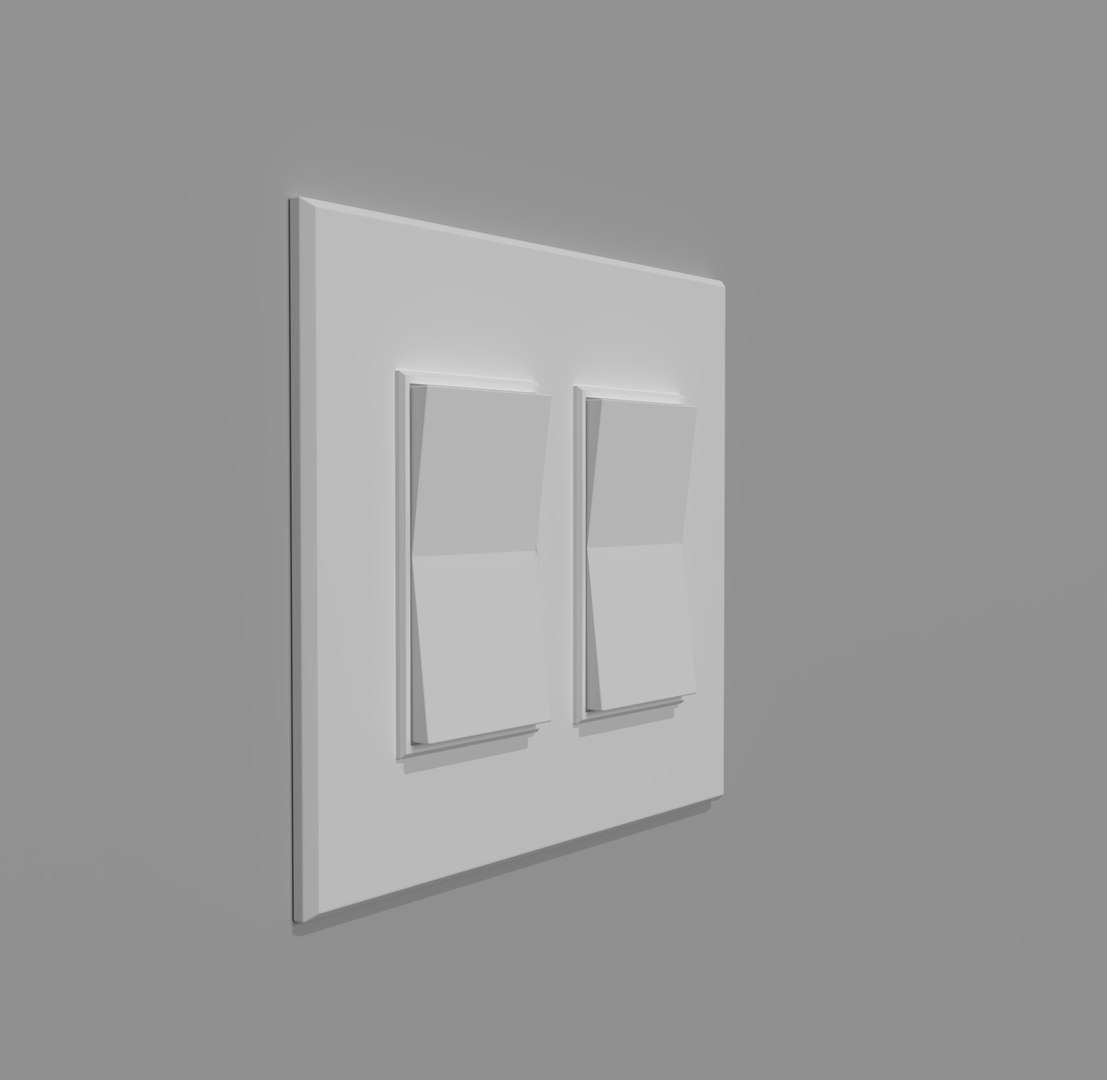 Light Switch 3D Model - TurboSquid 1563495