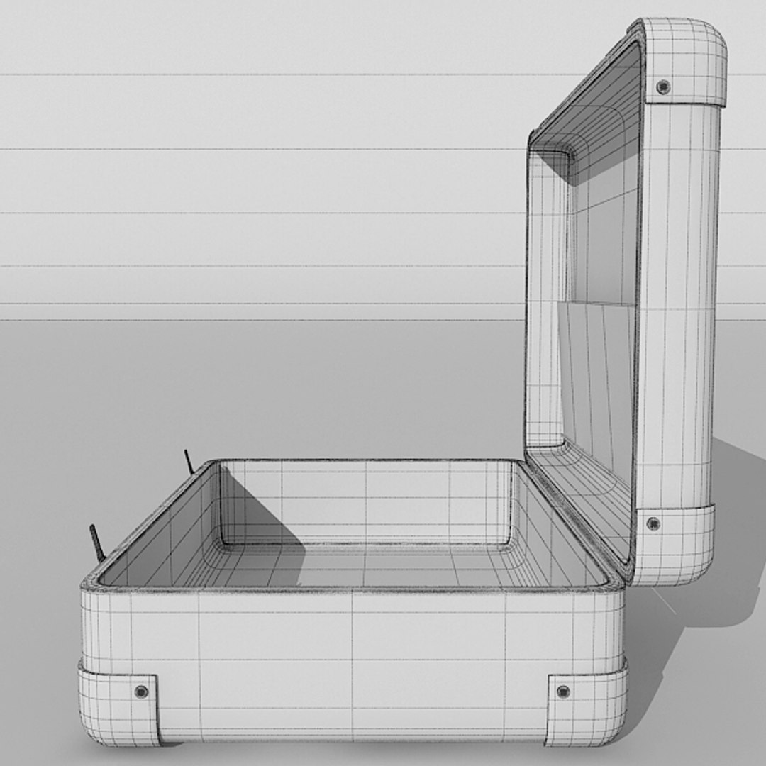 3d Model Suitcase Case Dodded