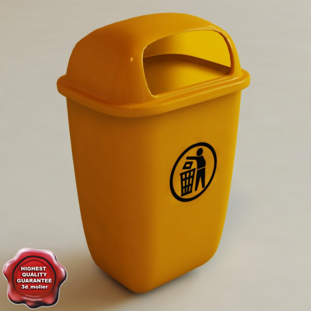 3d model trash v2