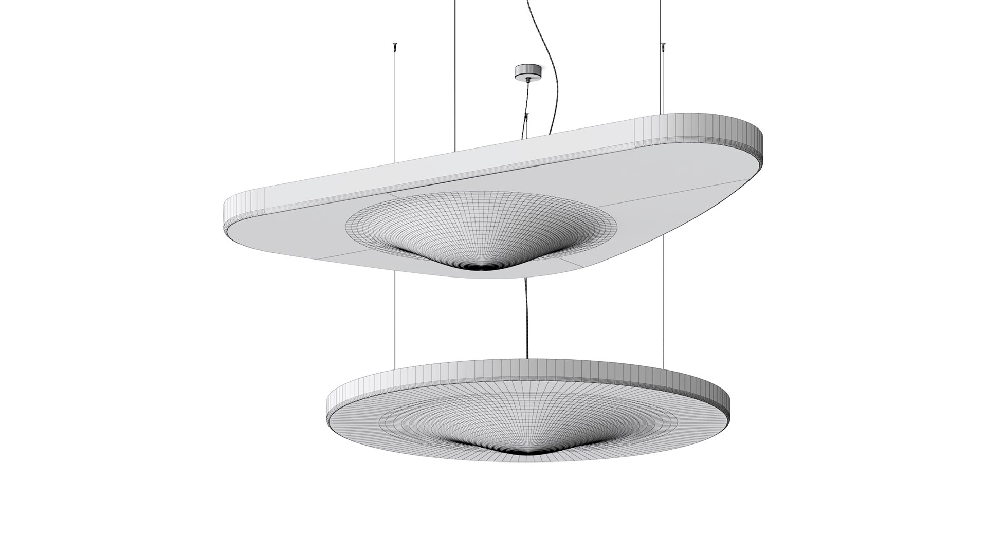 3D Model Petale Luceplan Pendant Lamp - TurboSquid 2127383