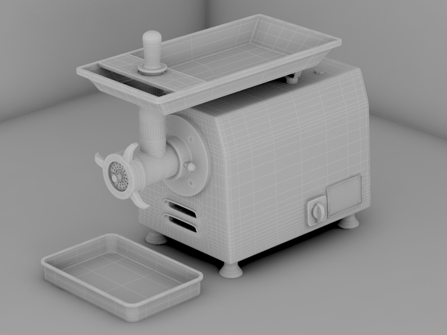 3d Industrial Meat Grinder