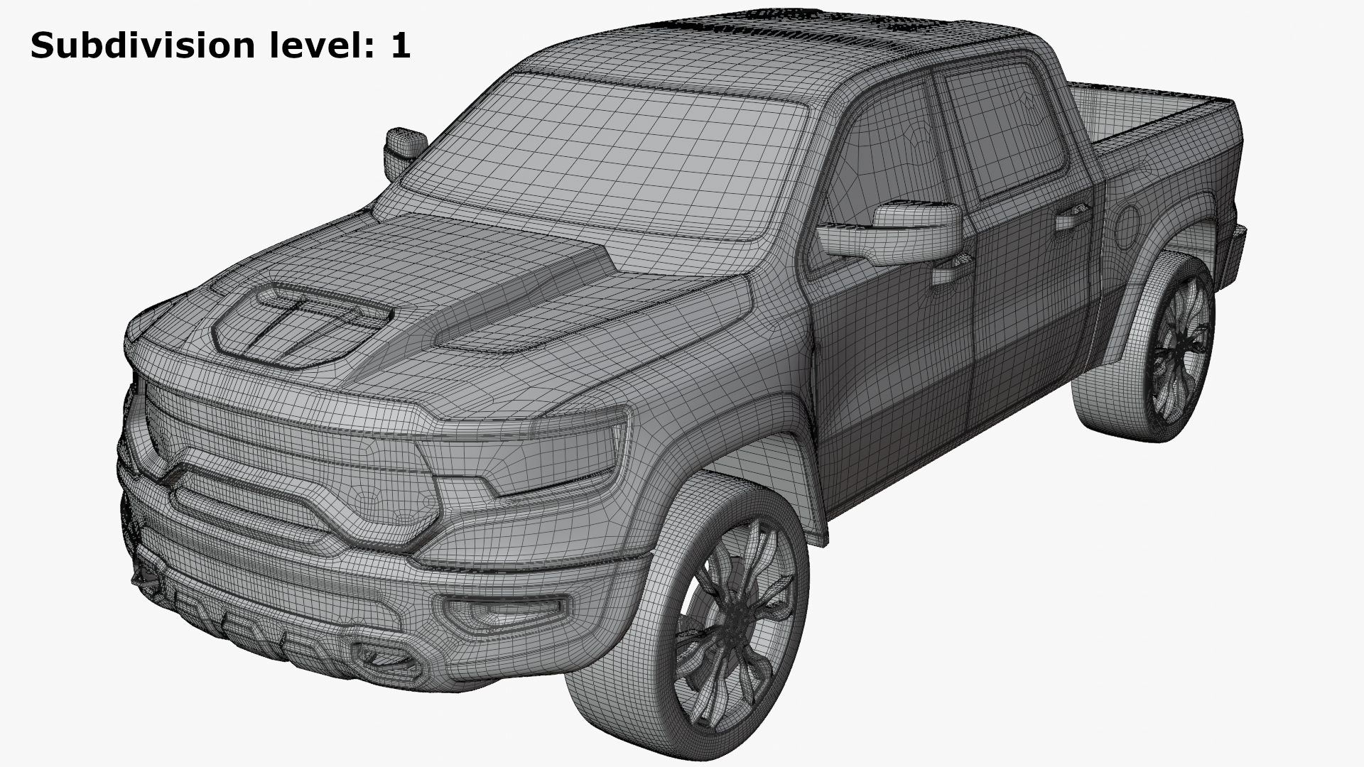 Dodge RAM 1500 TRX 2021 Exterior 3D - TurboSquid 1744784