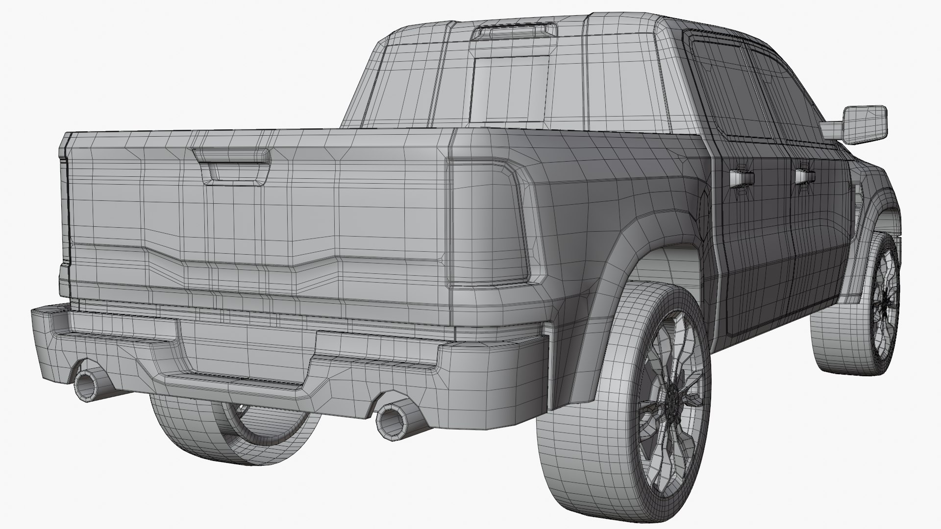 Dodge RAM 1500 TRX 2021 Exterior 3D - TurboSquid 1744784