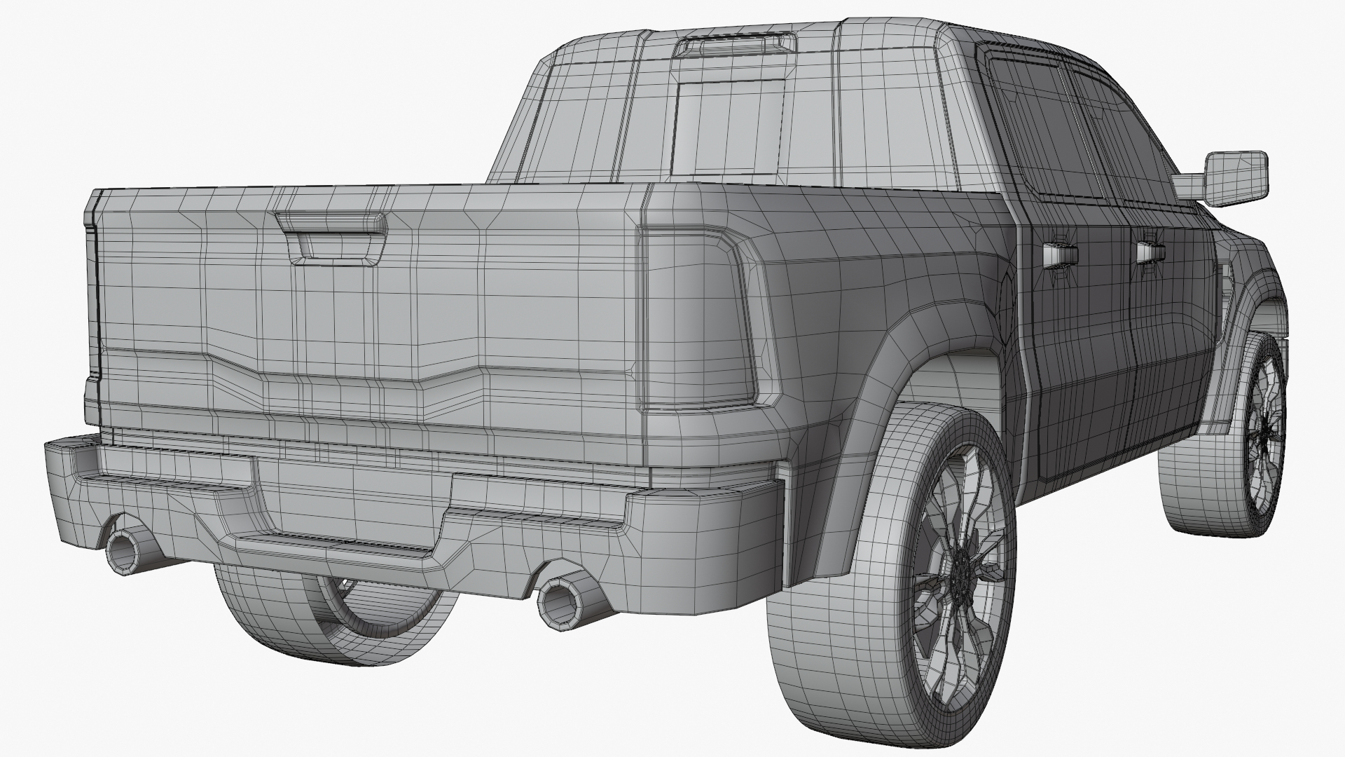 Dodge RAM 1500 TRX 2021 Exterior 3D - TurboSquid 1744784
