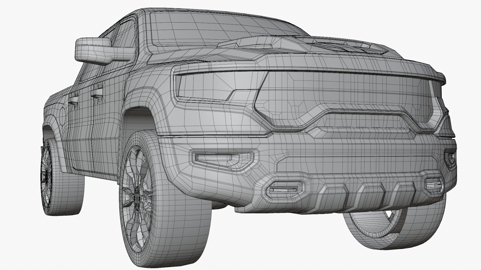 Dodge RAM 1500 TRX 2021 Exterior 3D - TurboSquid 1744784