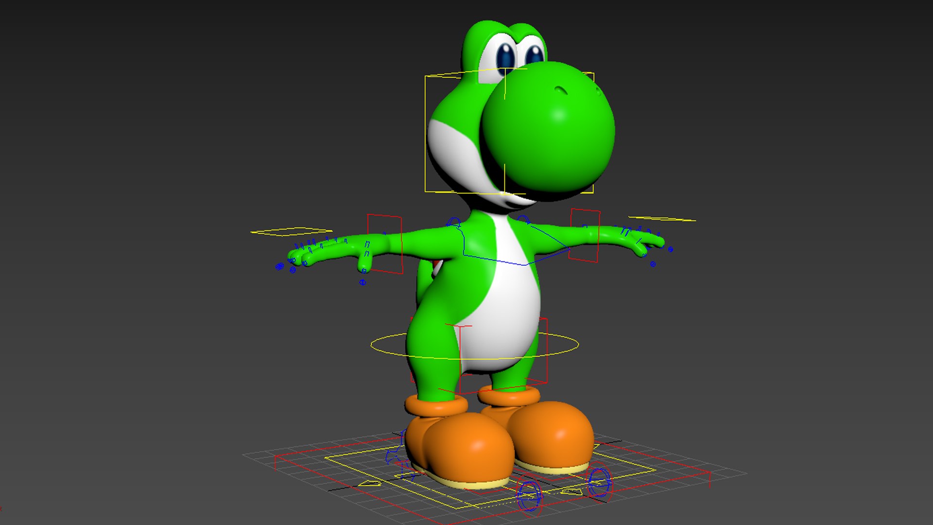 3D Yoshi Character Rigged - TurboSquid 1511073