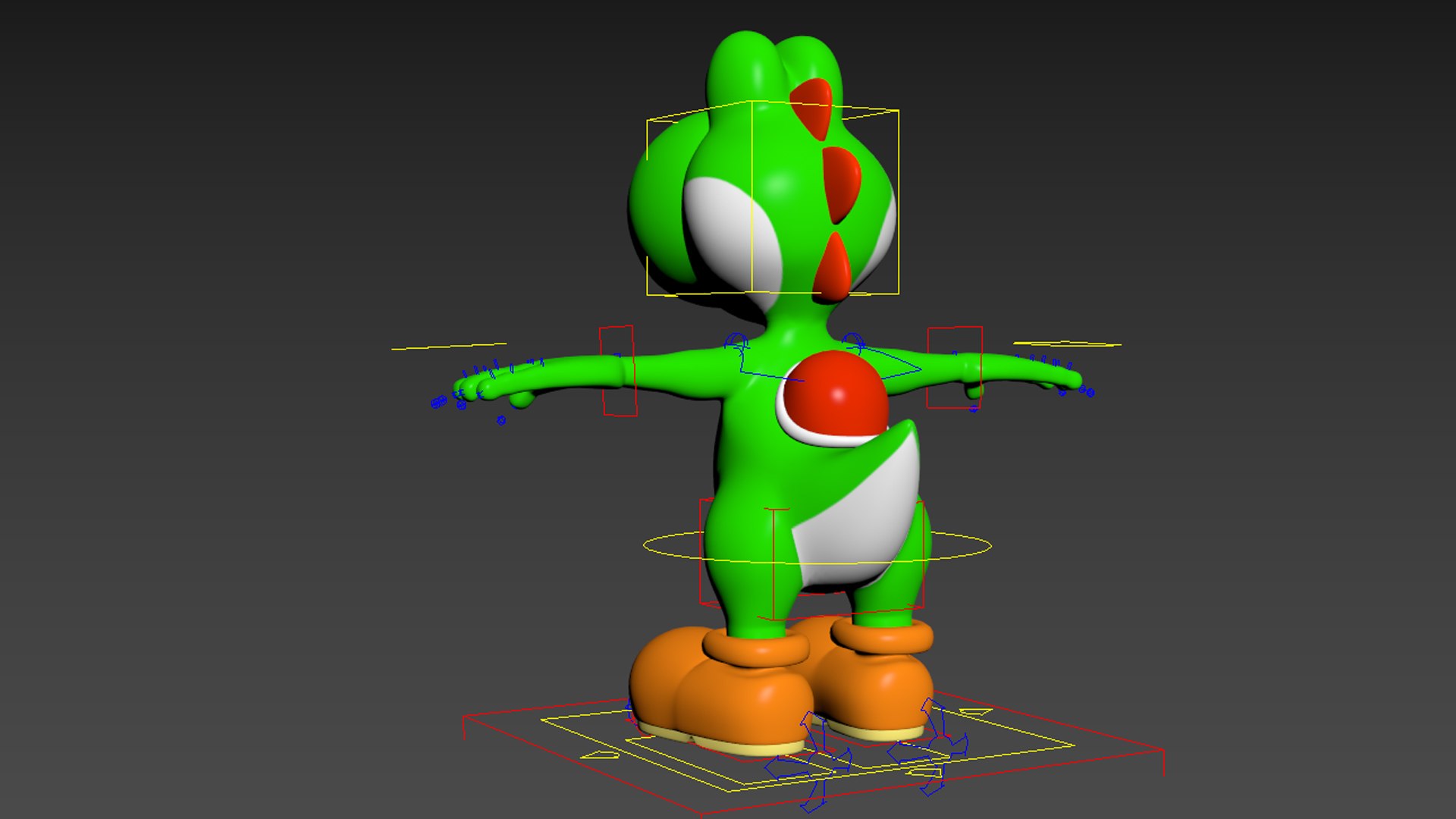 3D Yoshi Character Rigged - TurboSquid 1511073