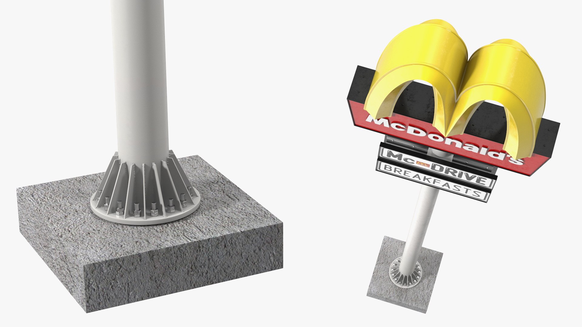 3D model McDonalds Pylon - TurboSquid 2160859