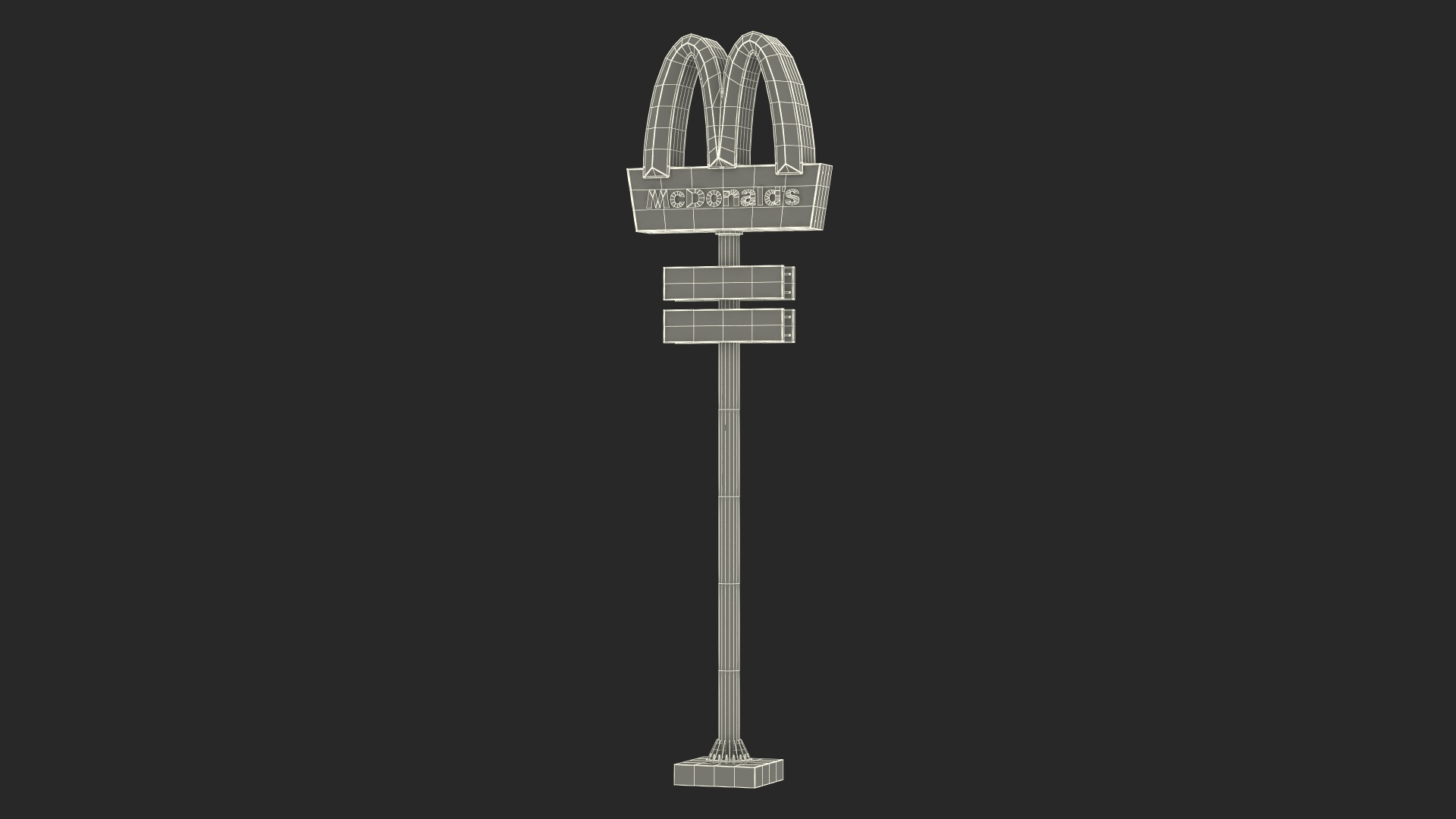 3D Model McDonalds Pylon - TurboSquid 2160859