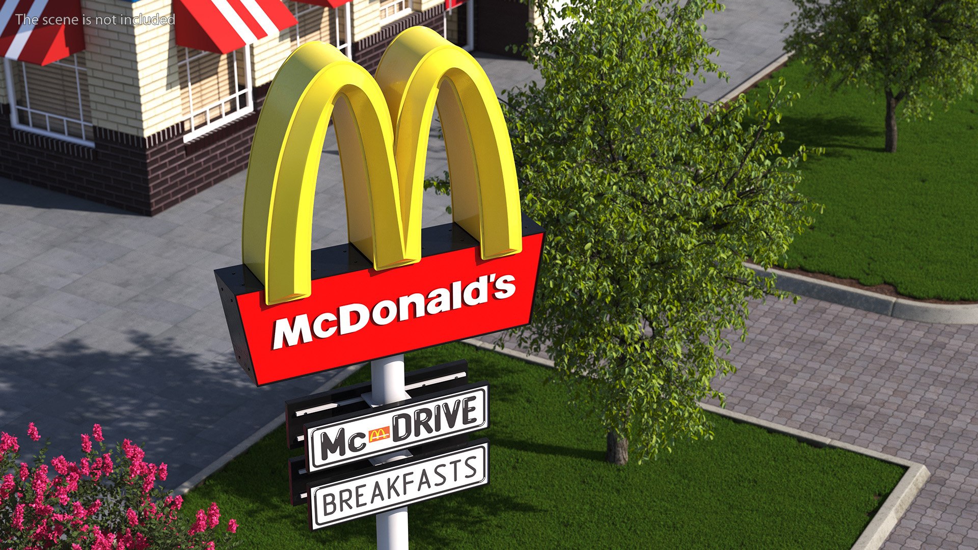 3D Model McDonalds Pylon - TurboSquid 2160859