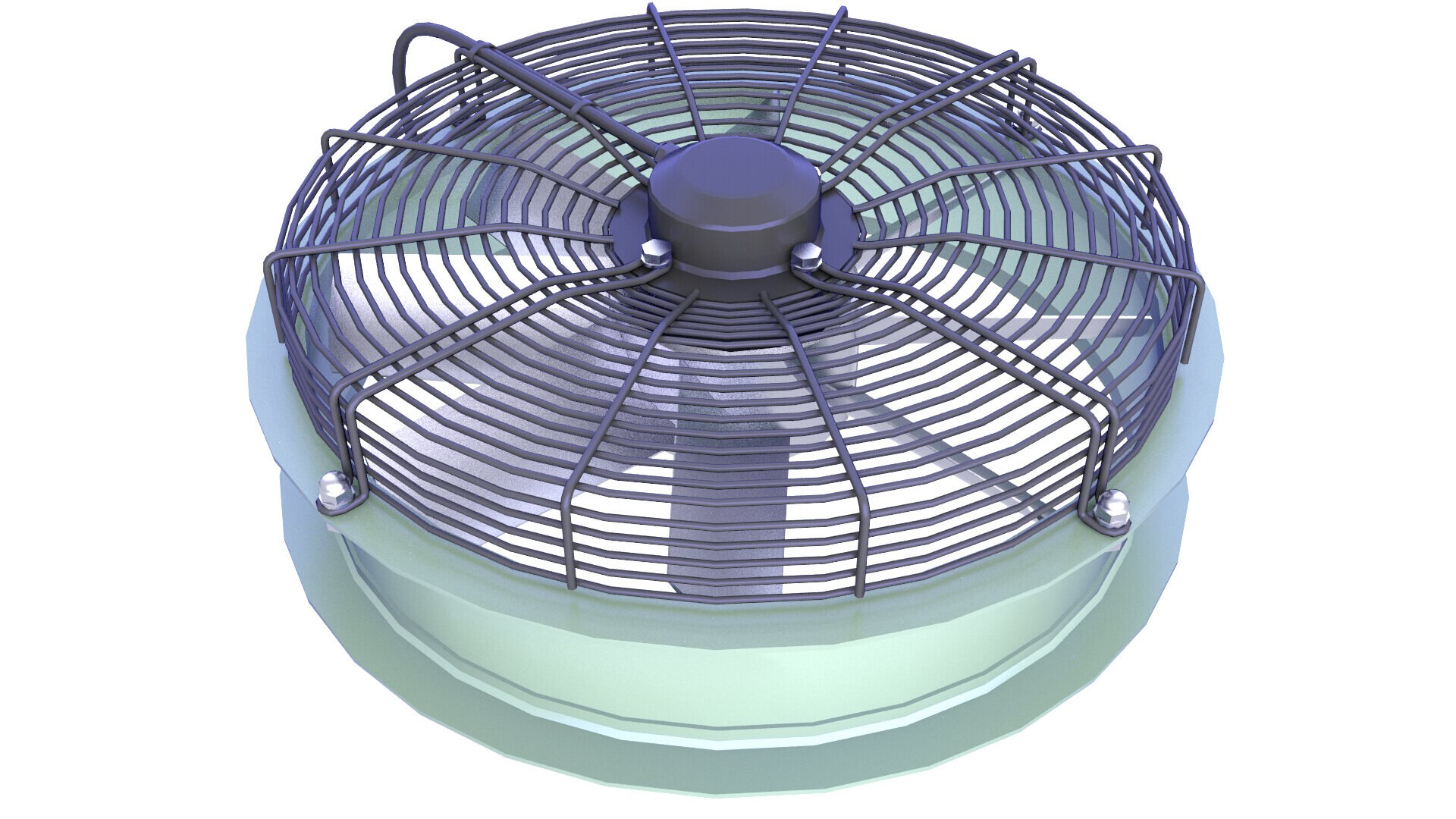 3D Industrial Fan Medium 40 model - TurboSquid 2098070