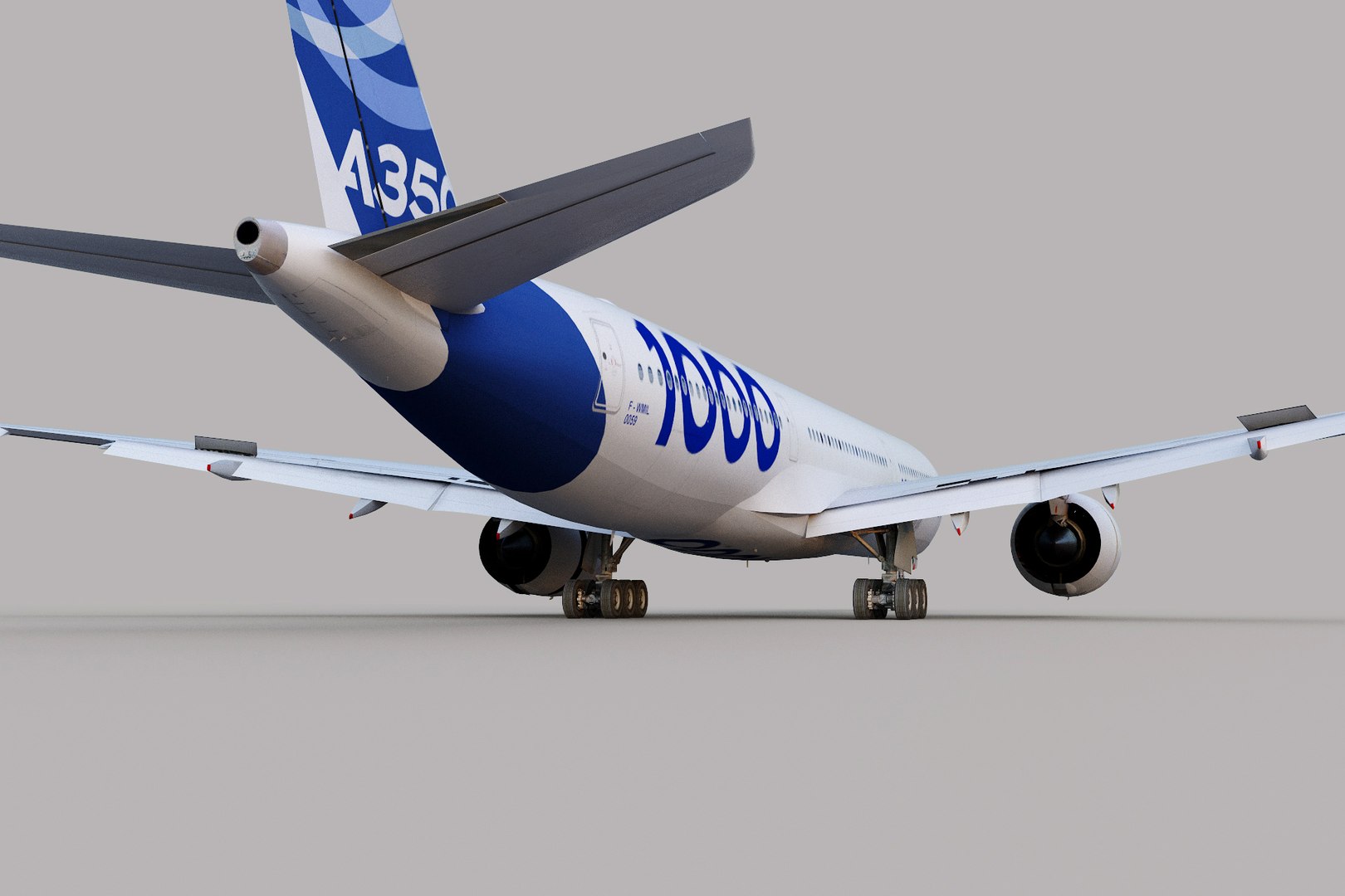 3D Airbus A350 - Animated - TurboSquid 2146243