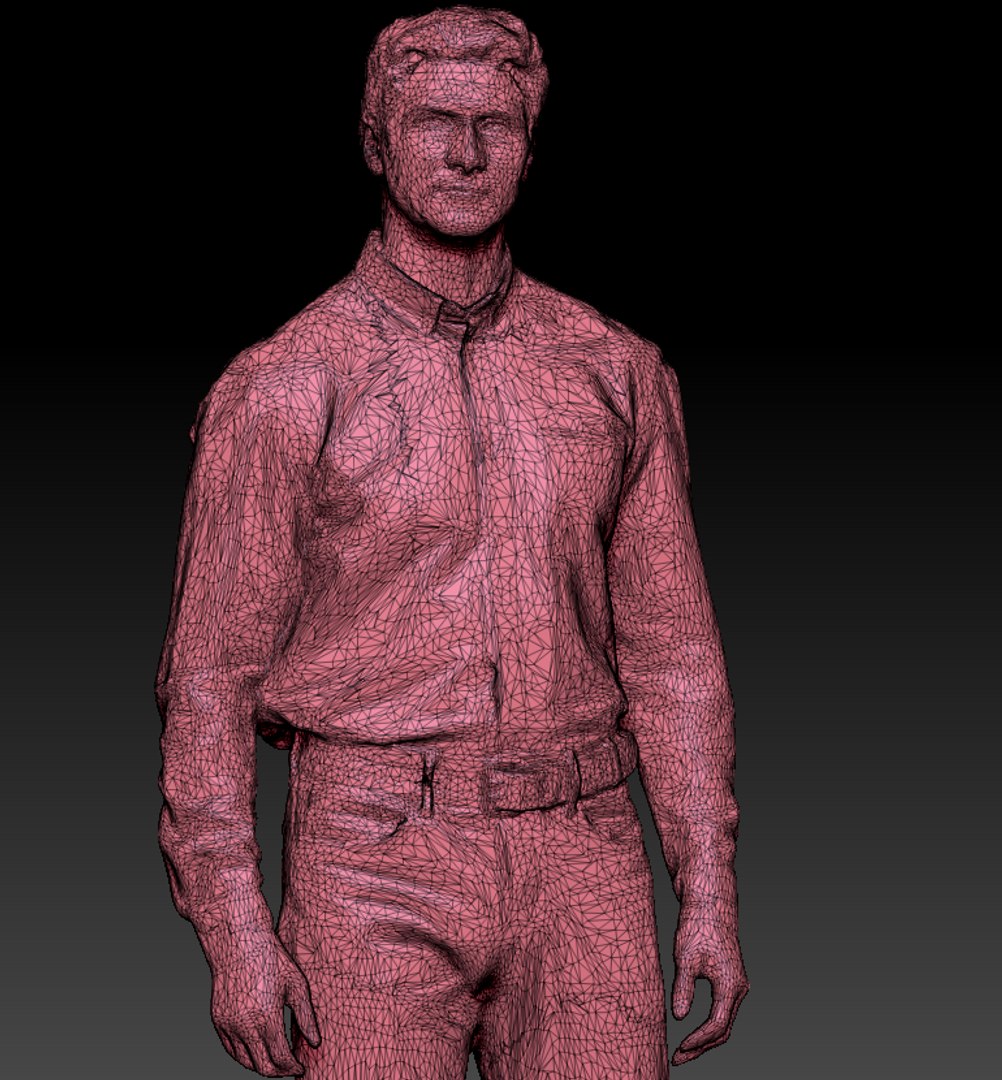 3D Model Photogrammetry Man Office Style - TurboSquid 1517405