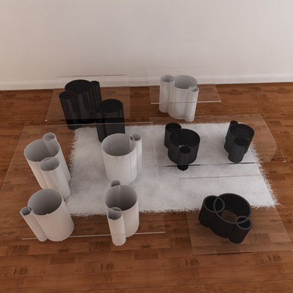 3d model tube tables