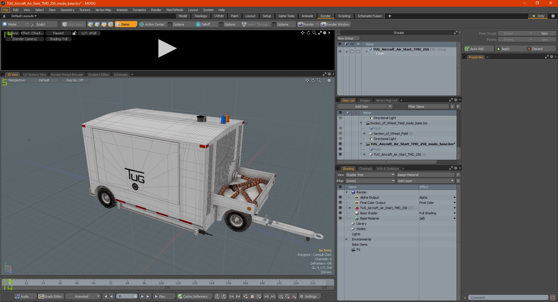 3D Tug Aircraft Air Start Model - TurboSquid 1571788