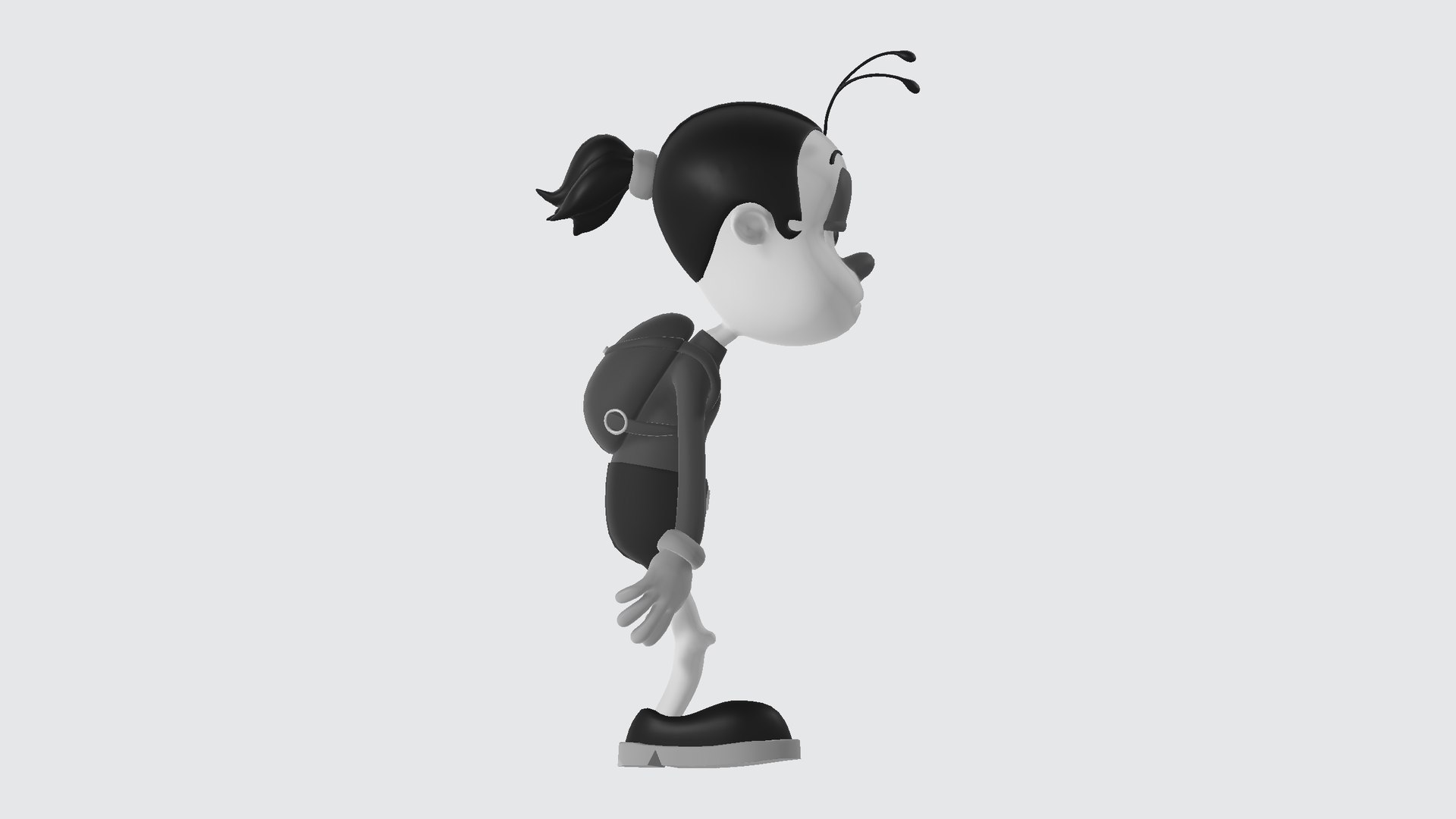3D Vintage Cartoon Character Model - TurboSquid 2318492