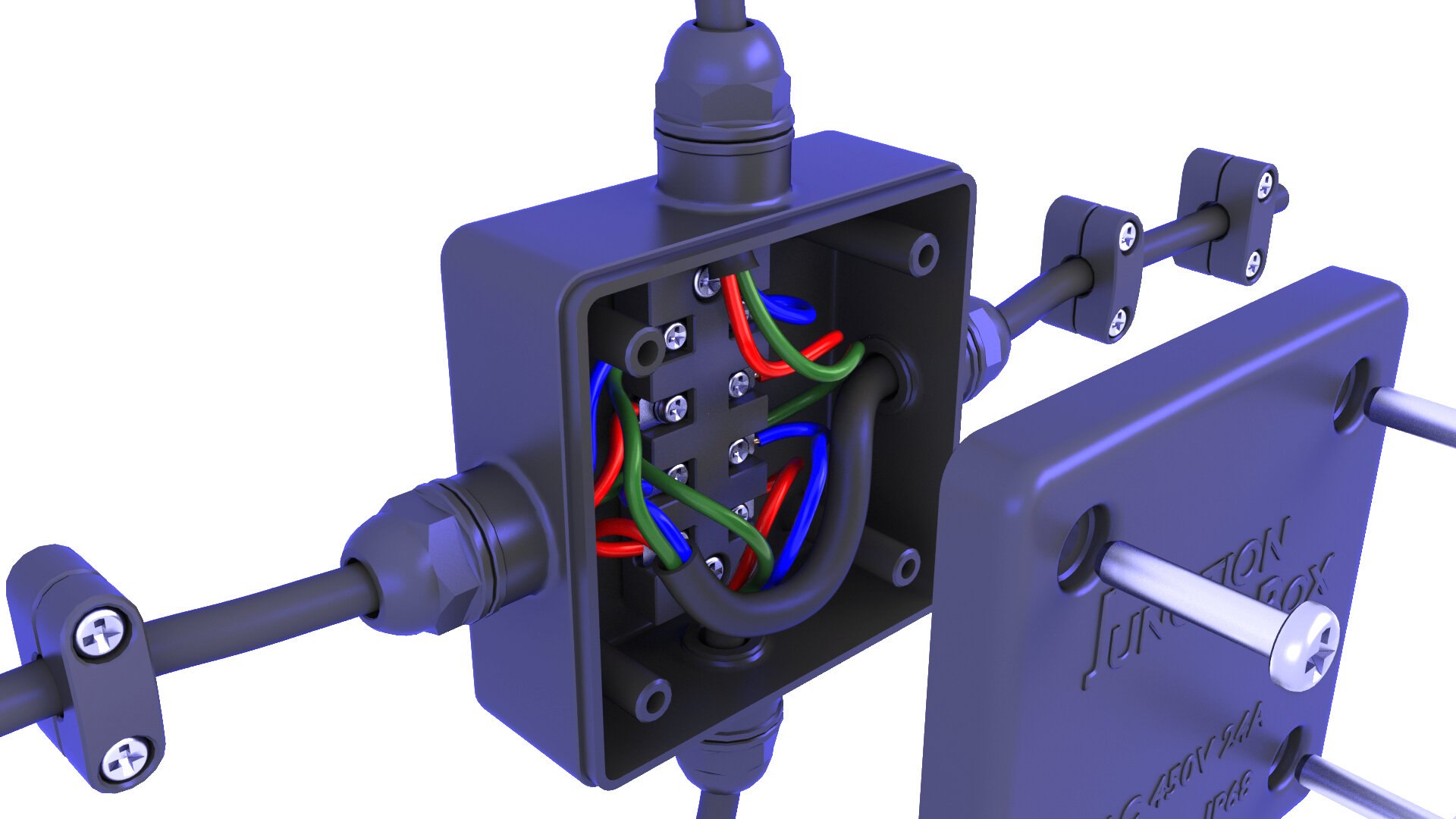 Electric Cord Box 24 3D - TurboSquid 1854764