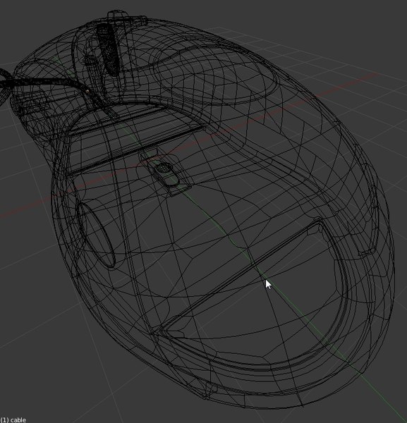 3d model of logitech g400