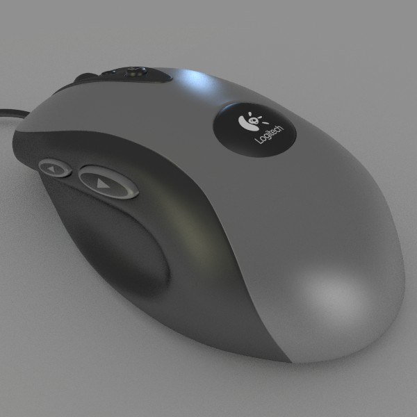 3d model of logitech g400