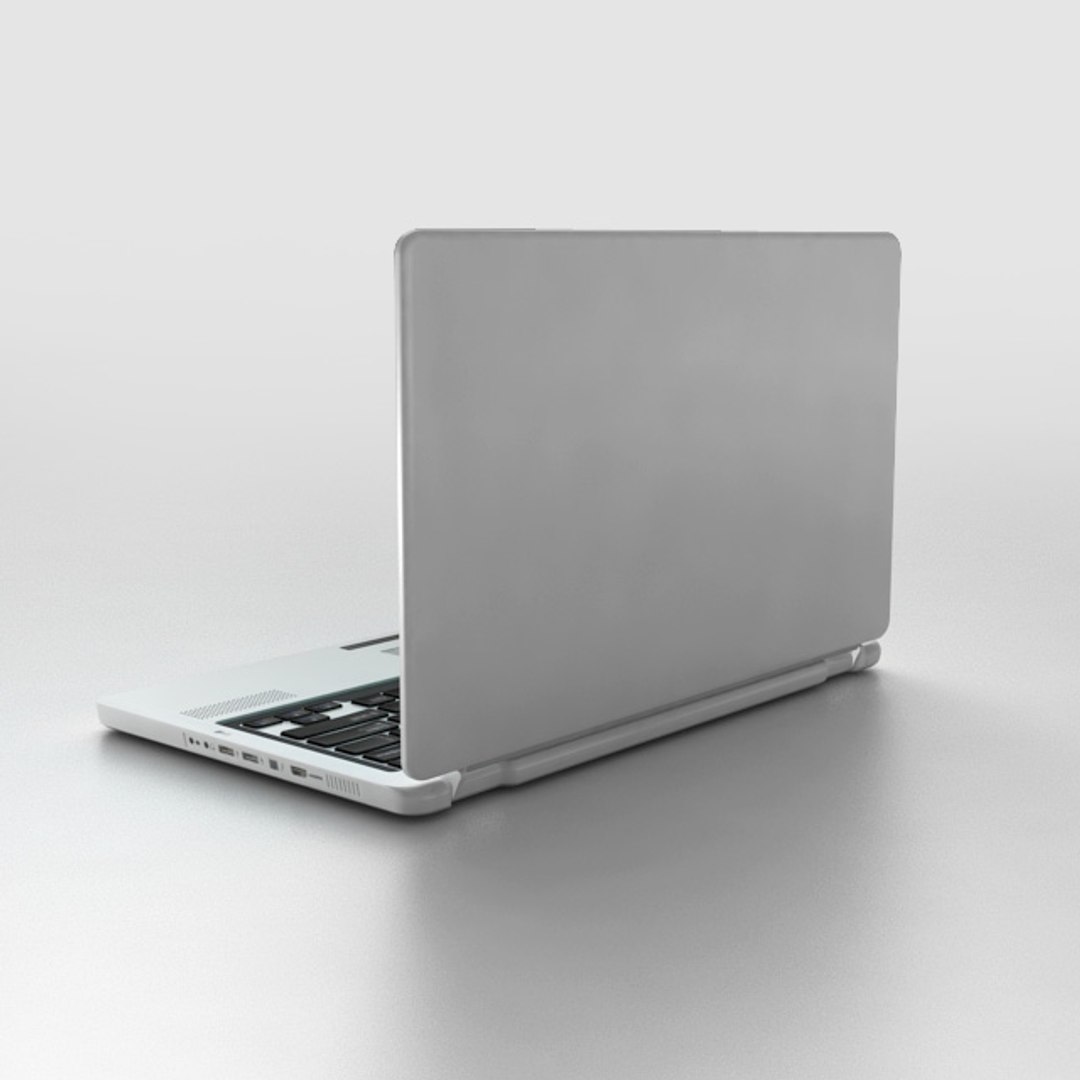3d generic laptop keyboard model