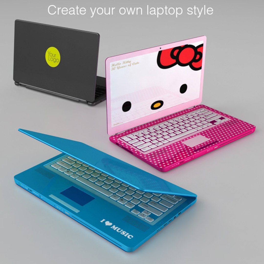 3d generic laptop keyboard model