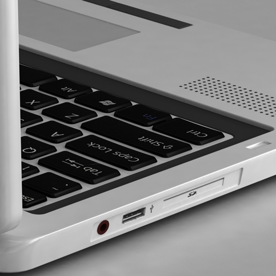 3d generic laptop keyboard model