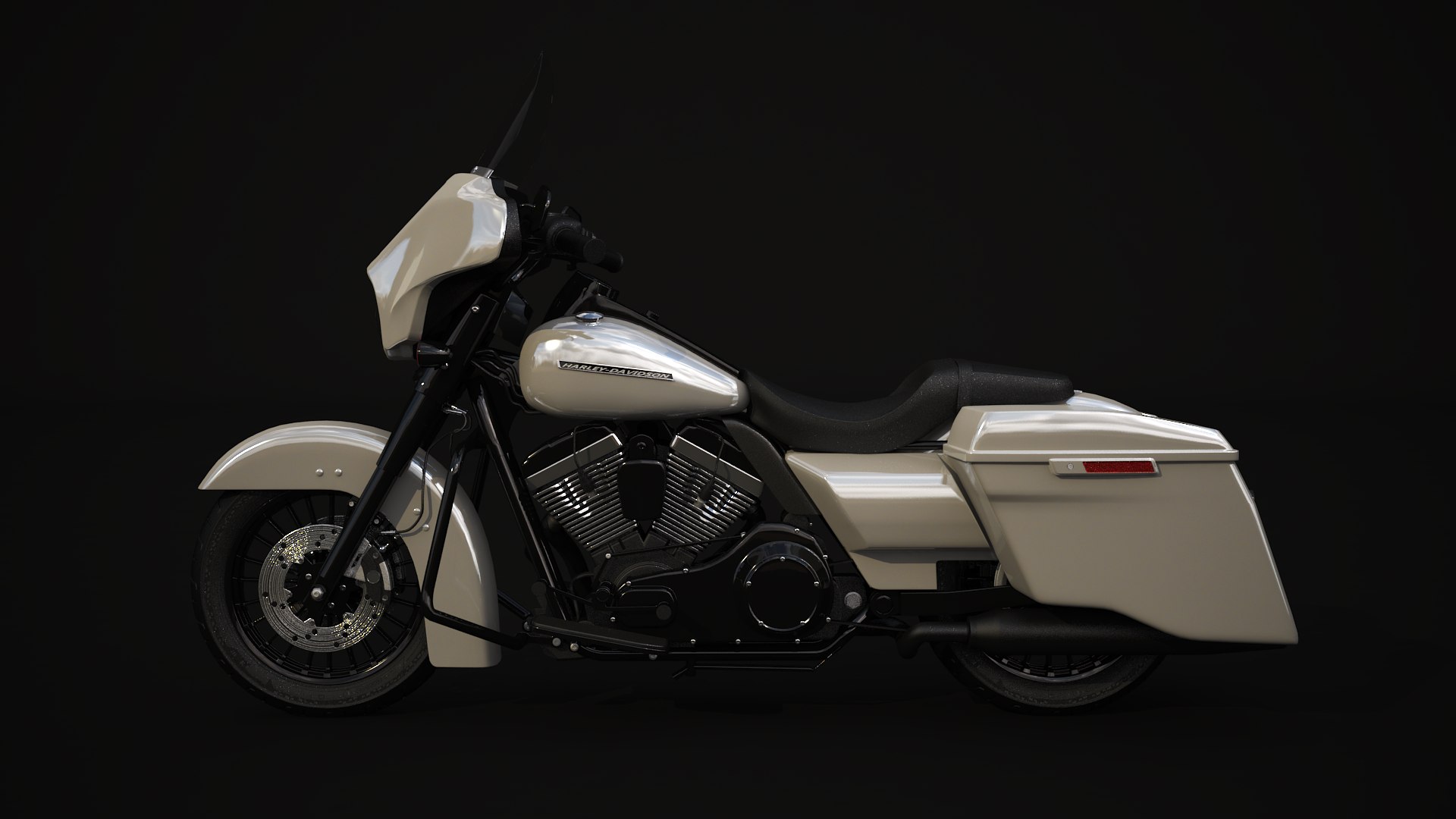 Harley-davidson Street Glide 3D Model - TurboSquid 1473727