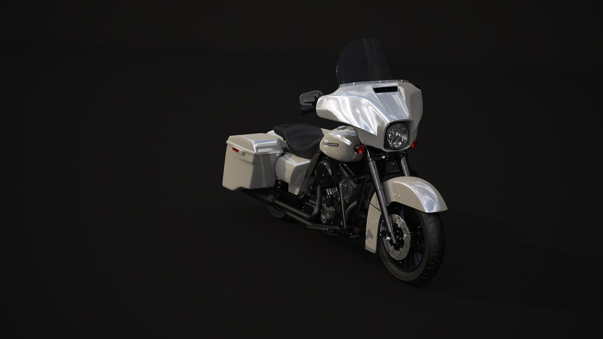 Harley-davidson Street Glide 3D Model - TurboSquid 1473727
