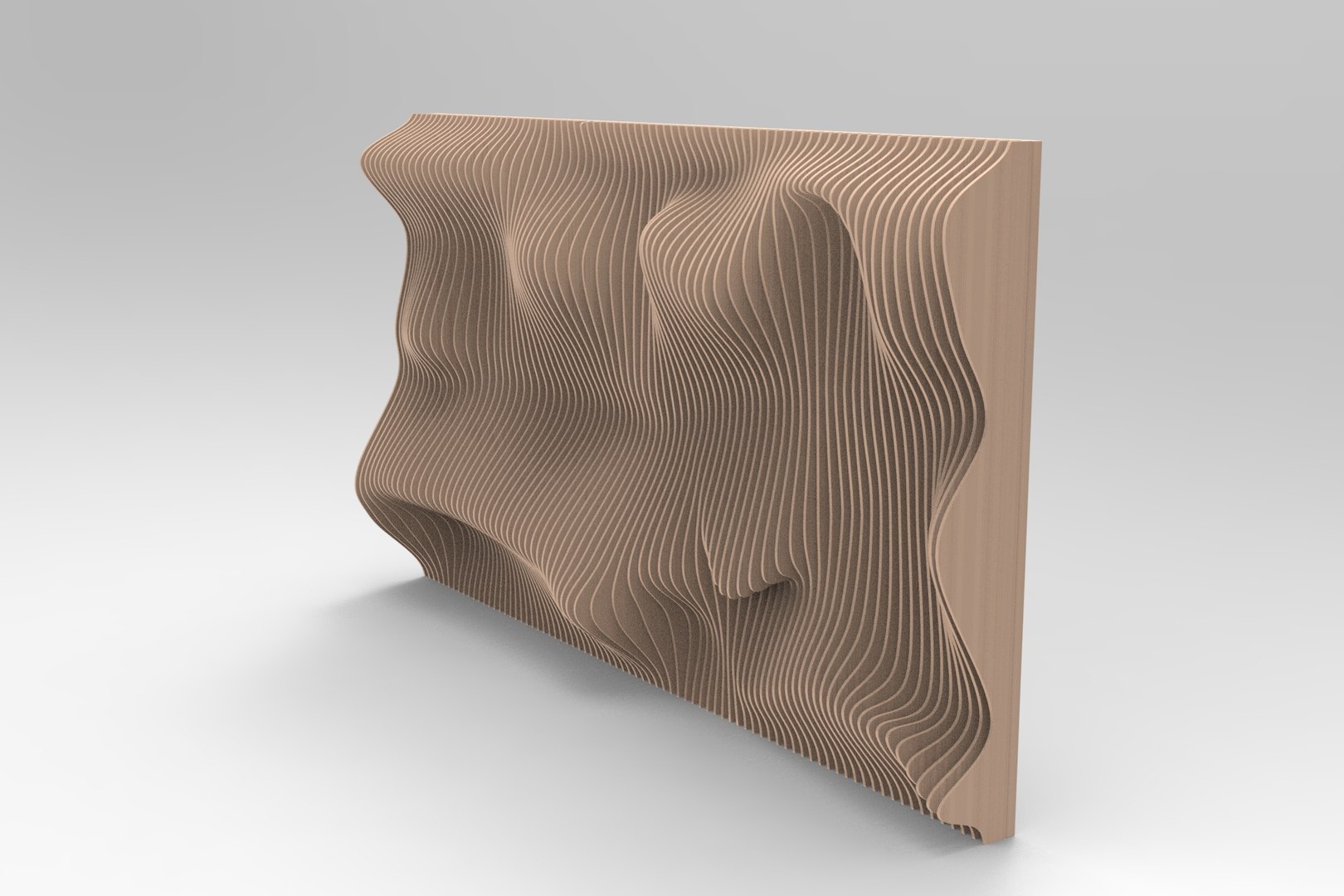 3D Parametric Wall Decor Model - TurboSquid 1900650