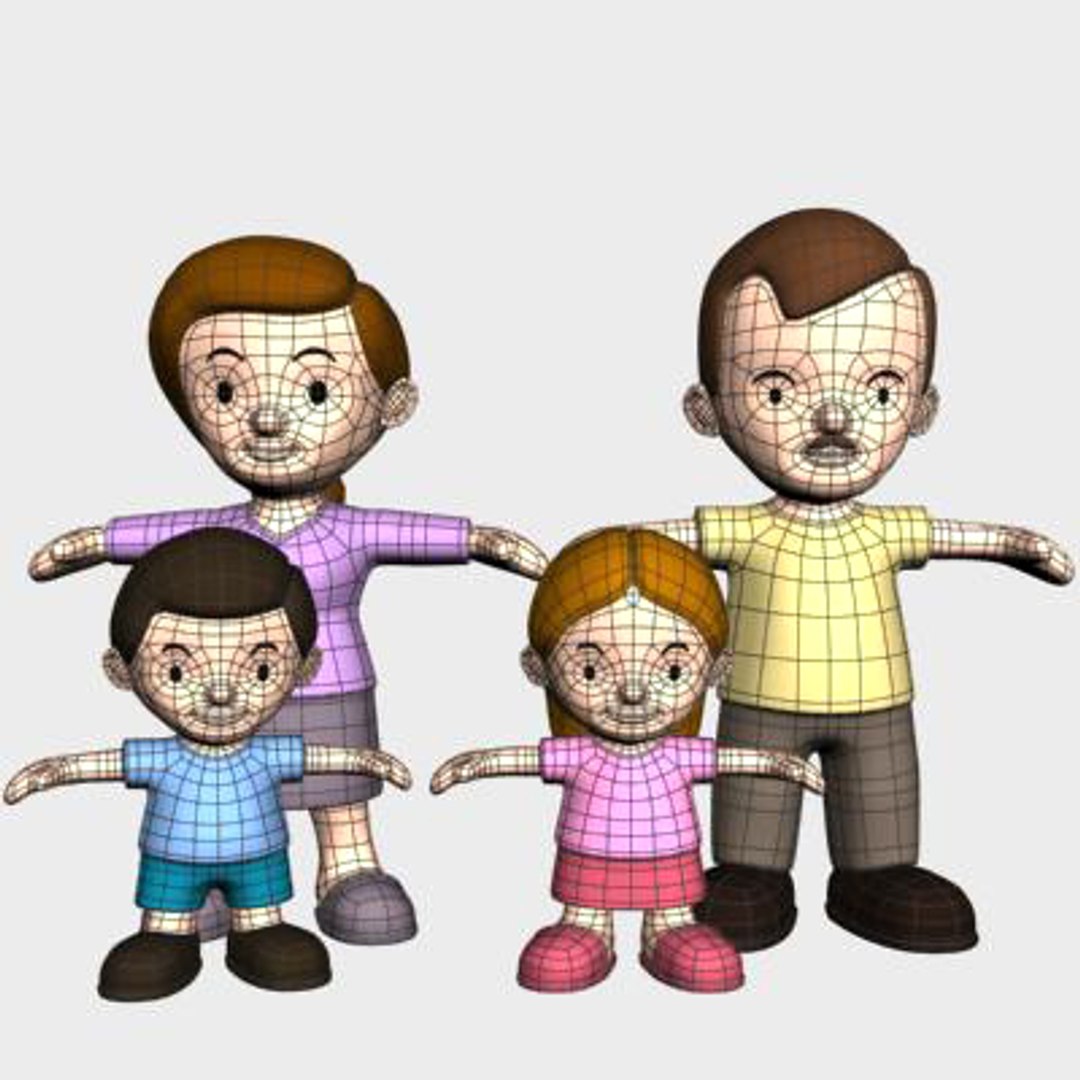 Family Cartoon 3ds