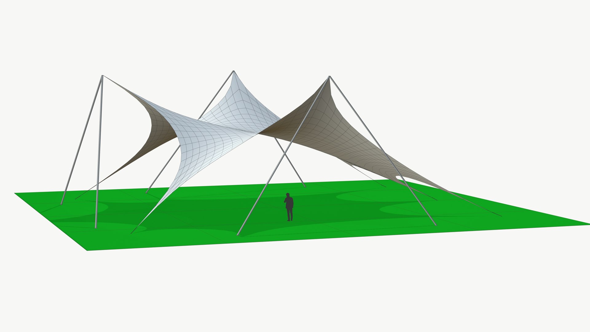 3D Stretch Tent Design Model - TurboSquid 2116215