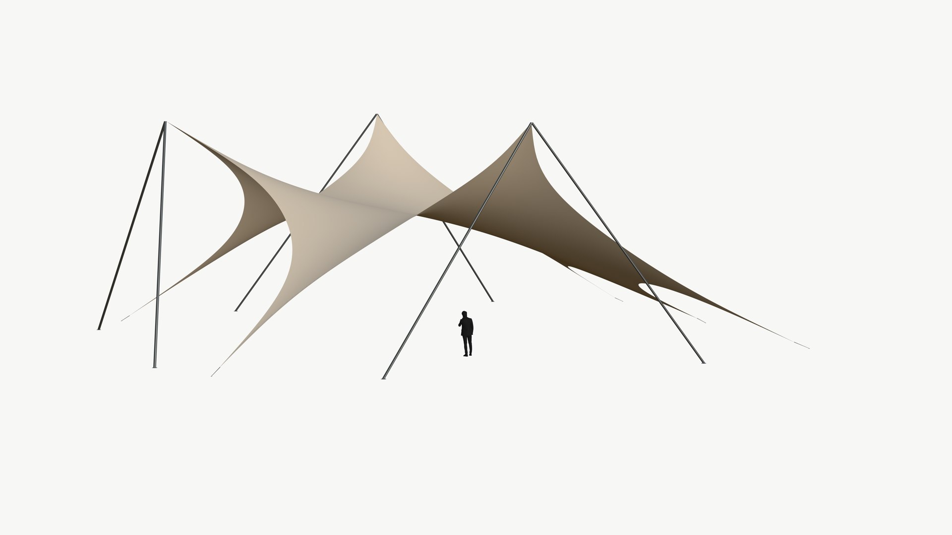 3D Stretch Tent Design Model - TurboSquid 2116215